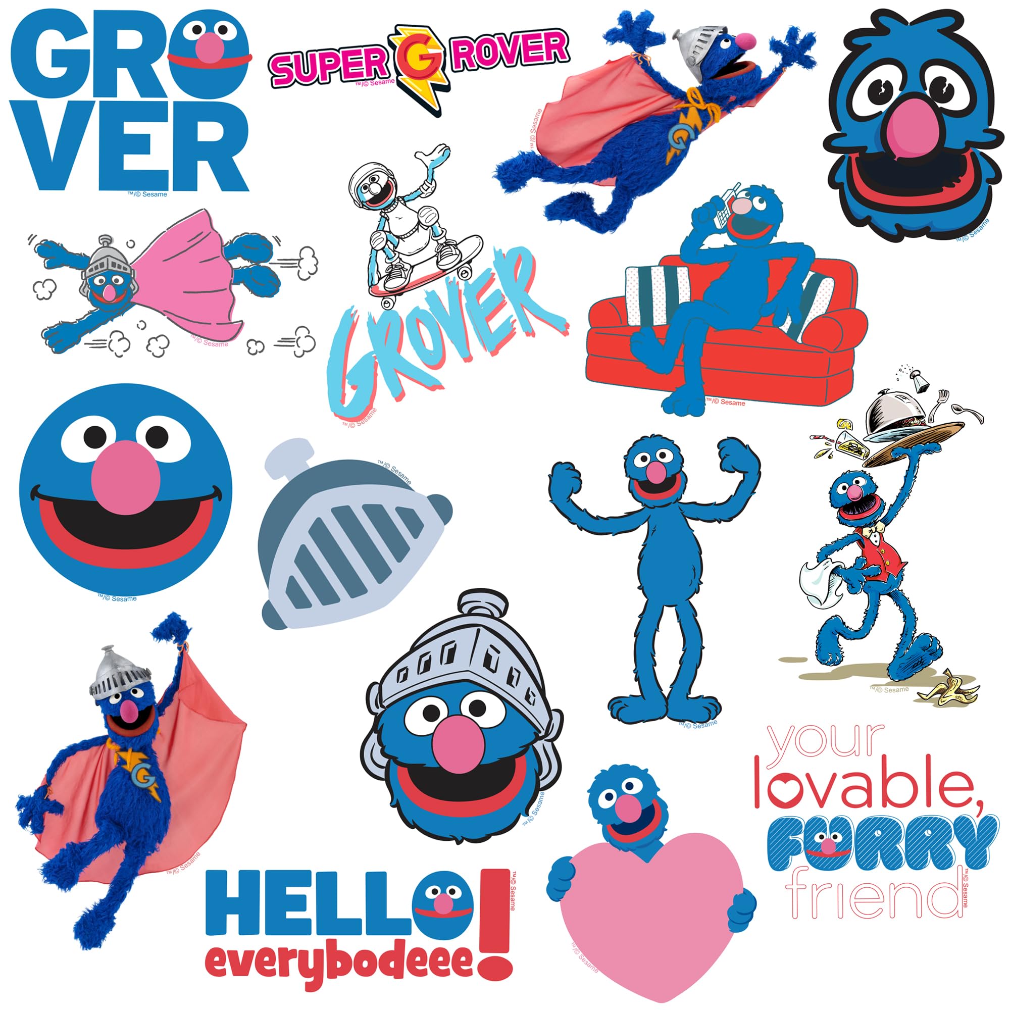 Sesame Street Grover Clipart