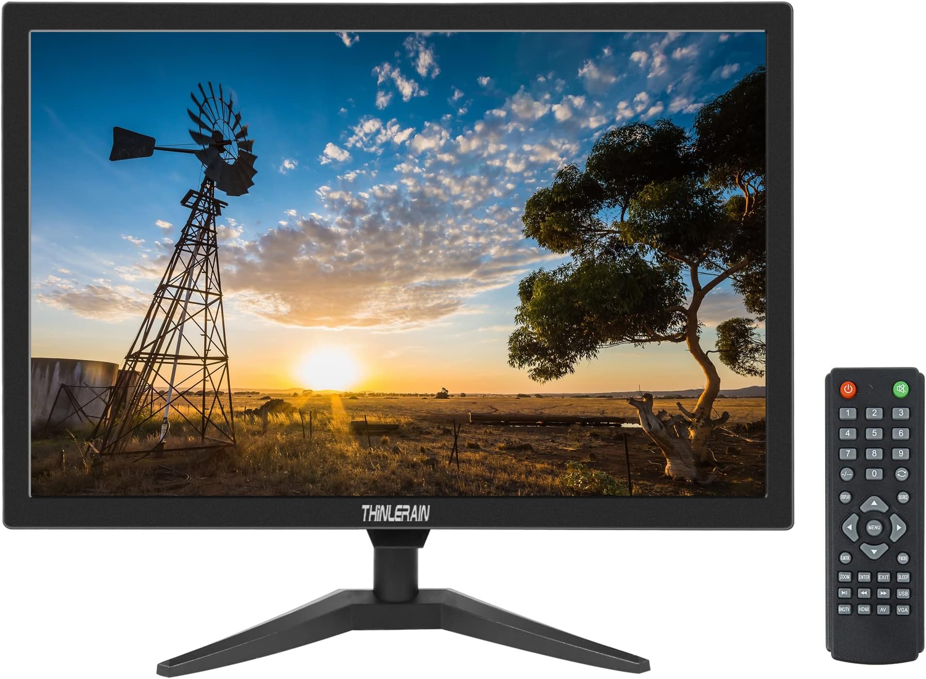 Thinlerain 20 inch PC Monitor 1600x900 LED Display Monitor with VGA ...
