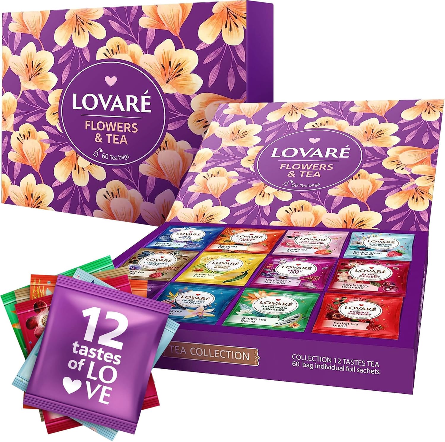 LOVARE Assorted Tea Variety Pack - Flavorful Teas from Ukraine