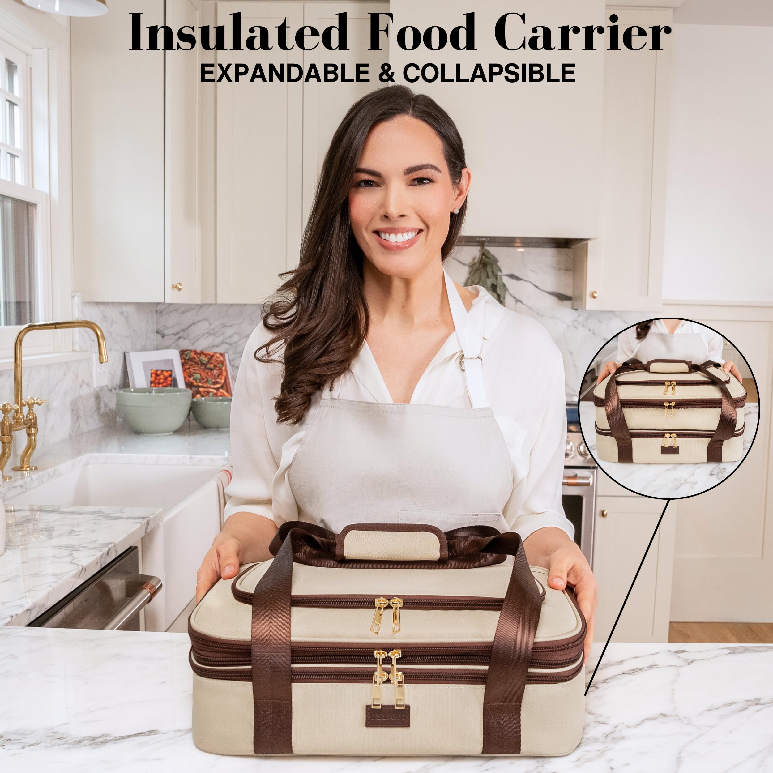 Snapklik.com : CELARO Insulated Casserole Carrier