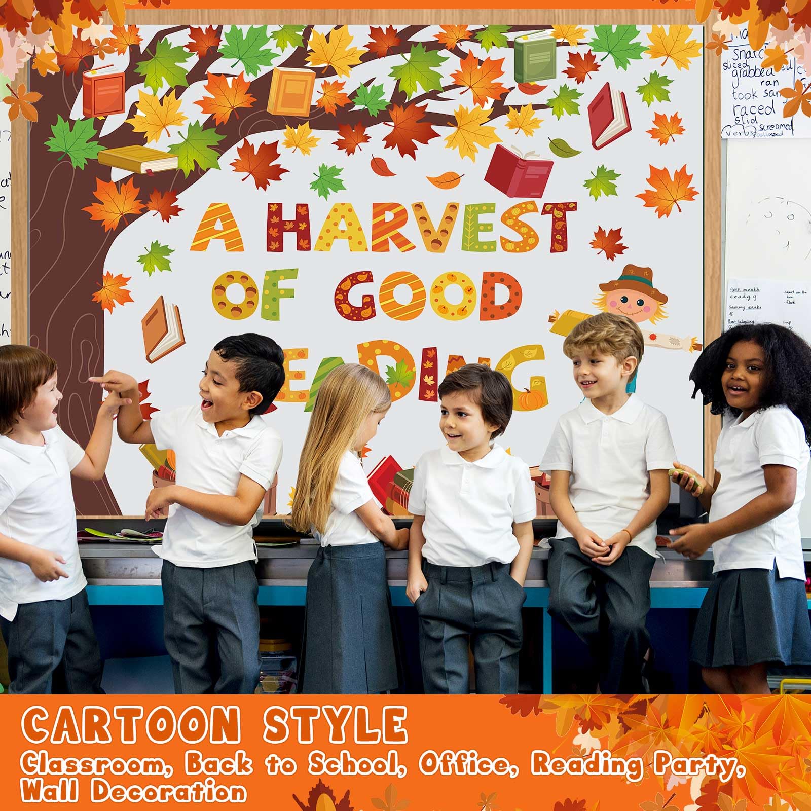 Snapklik.com : Fall Reading Bulletin Boards Book Tree Classroom ...