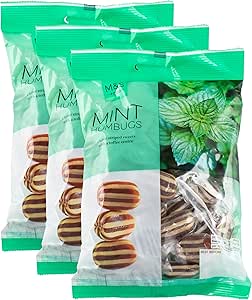 M&S Mint Humbugs, Traditional Hard Boiled Sweets with a Chewy Toffee ...