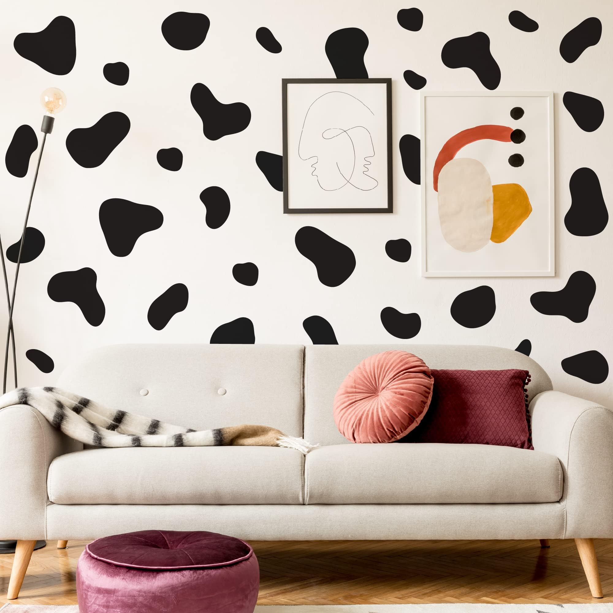 Amazon.com: Cow Print Wall Stickers Decals Decor : Tools & Home Improvement