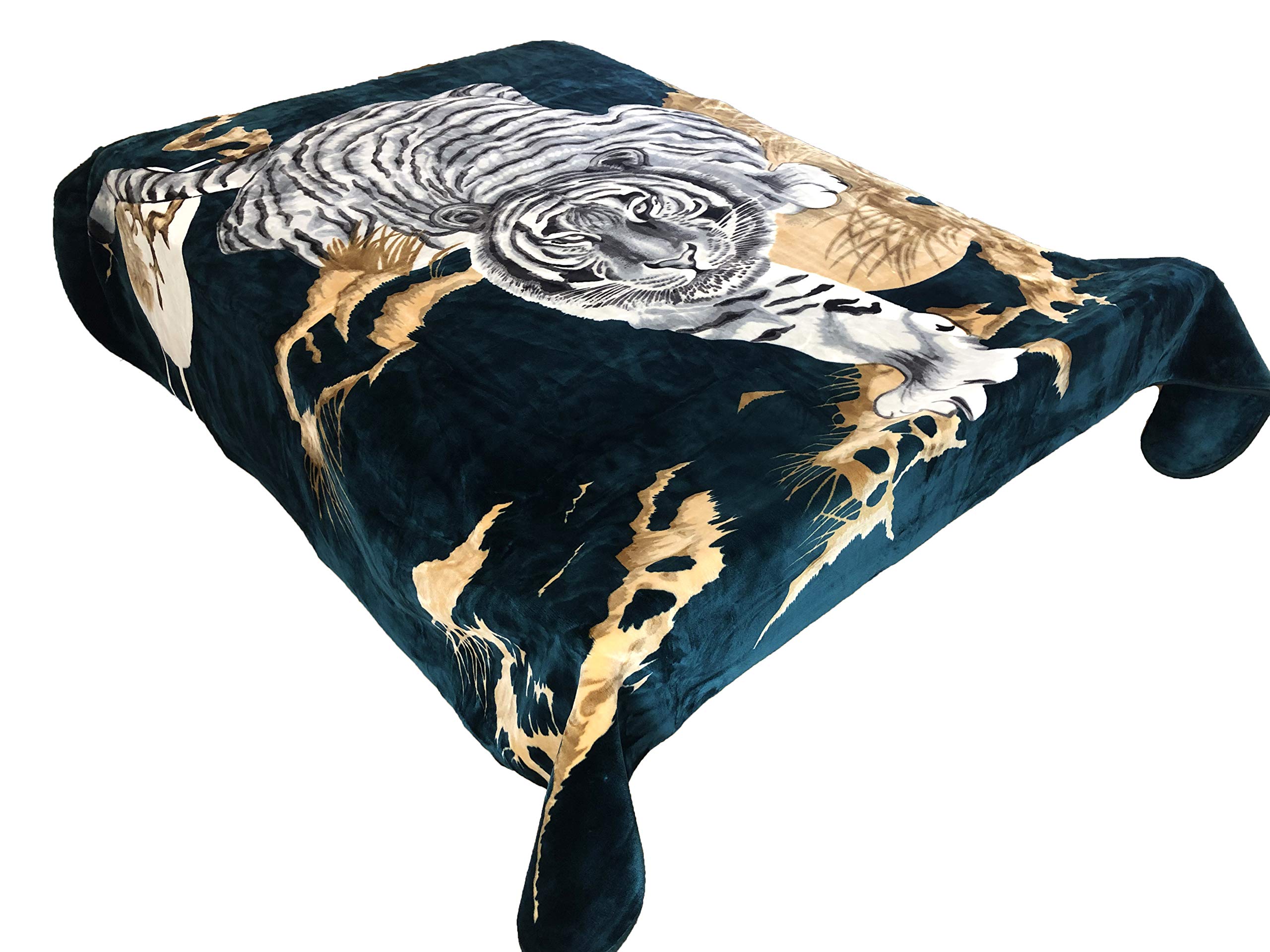 Amazon.com: SOLARON Original Heavy Mink Plush Korean Durable Blanket ...