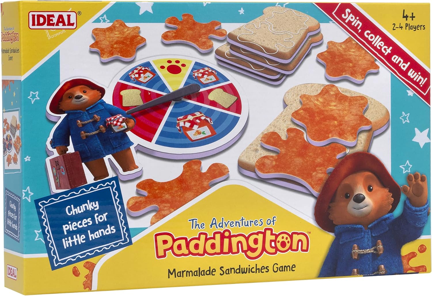IDEAL, Paddington Bear - Marmalade Sandwiches Game!, Kids Games, The ...