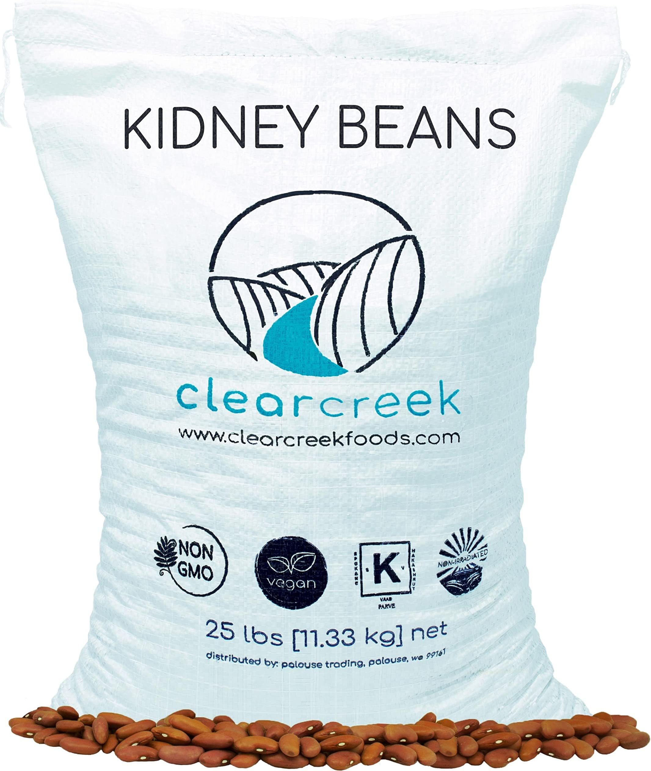 Amazon.com : Red Kidney Beans 20 LBS. Kosher certified, 100% Natural ...
