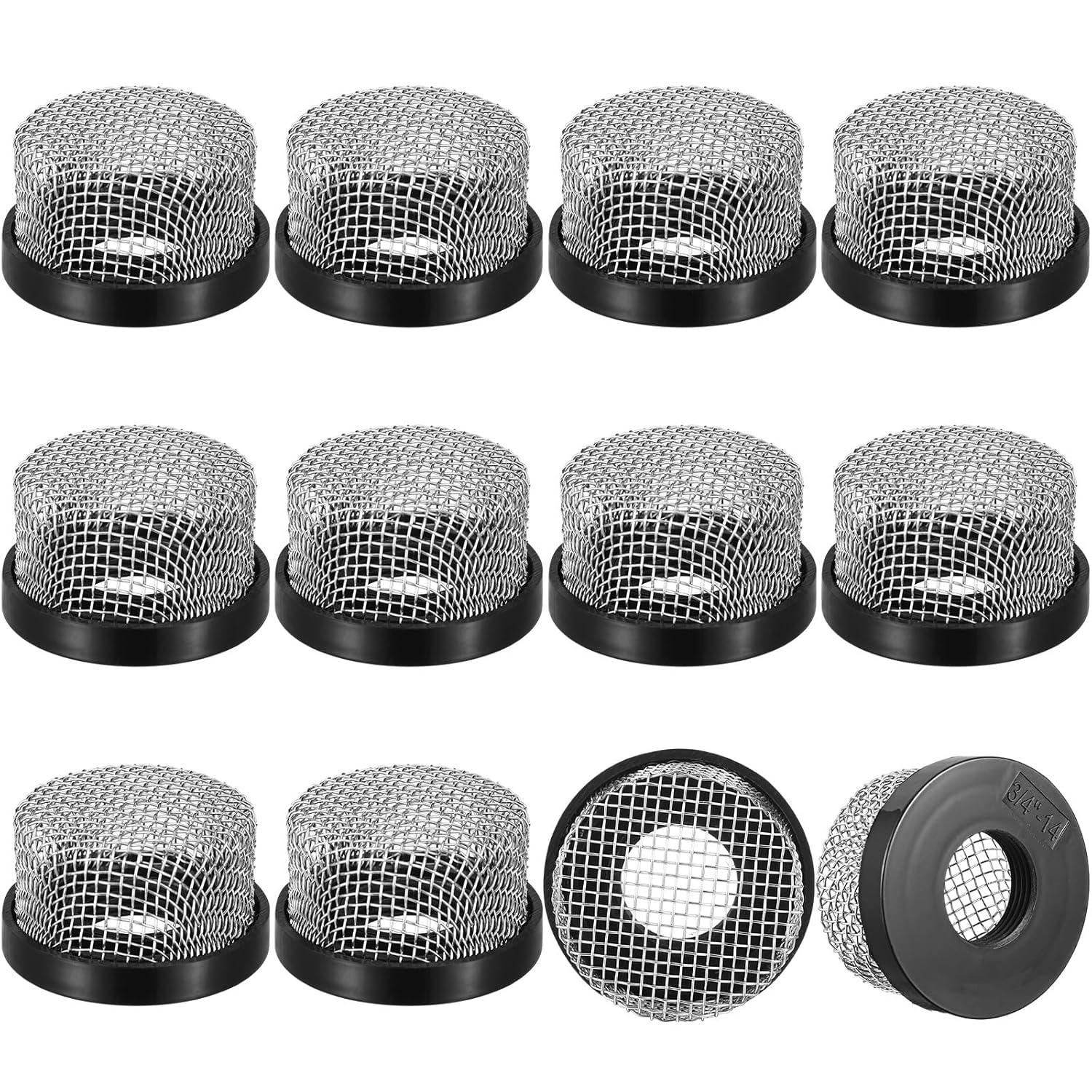 Gisafai 10 Pcs Stainless Steel Mesh Strainer ¾ Inch -14 Aerator ...