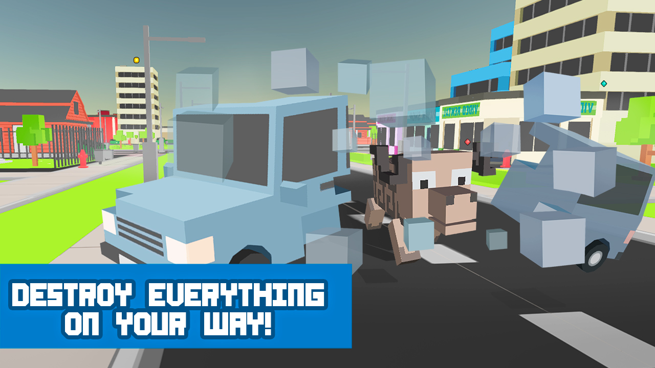 Crazy Cube Goat: Turbo Attack | 3D Animal Simulator Goat Sim Cute Pets ...