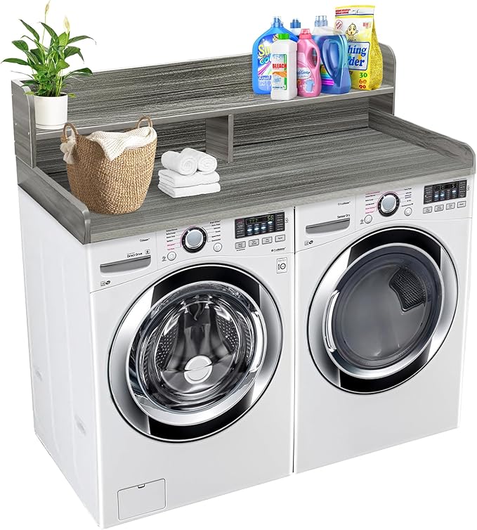 Amazon.com: Royxen Laundry Countertop with Storage Universal Fit ...