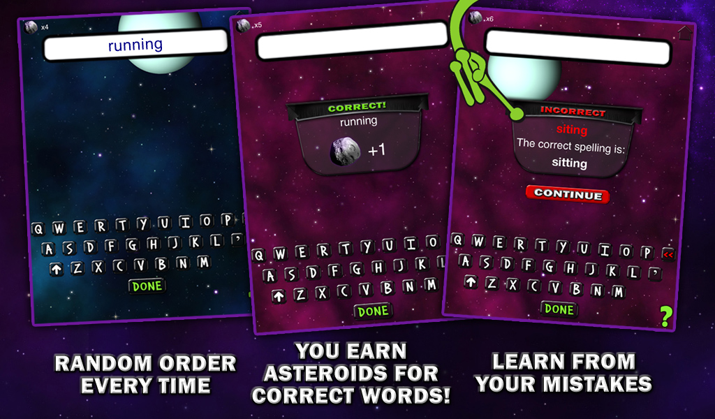 Spelling Space - 3rd Grade - App on Amazon Appstore