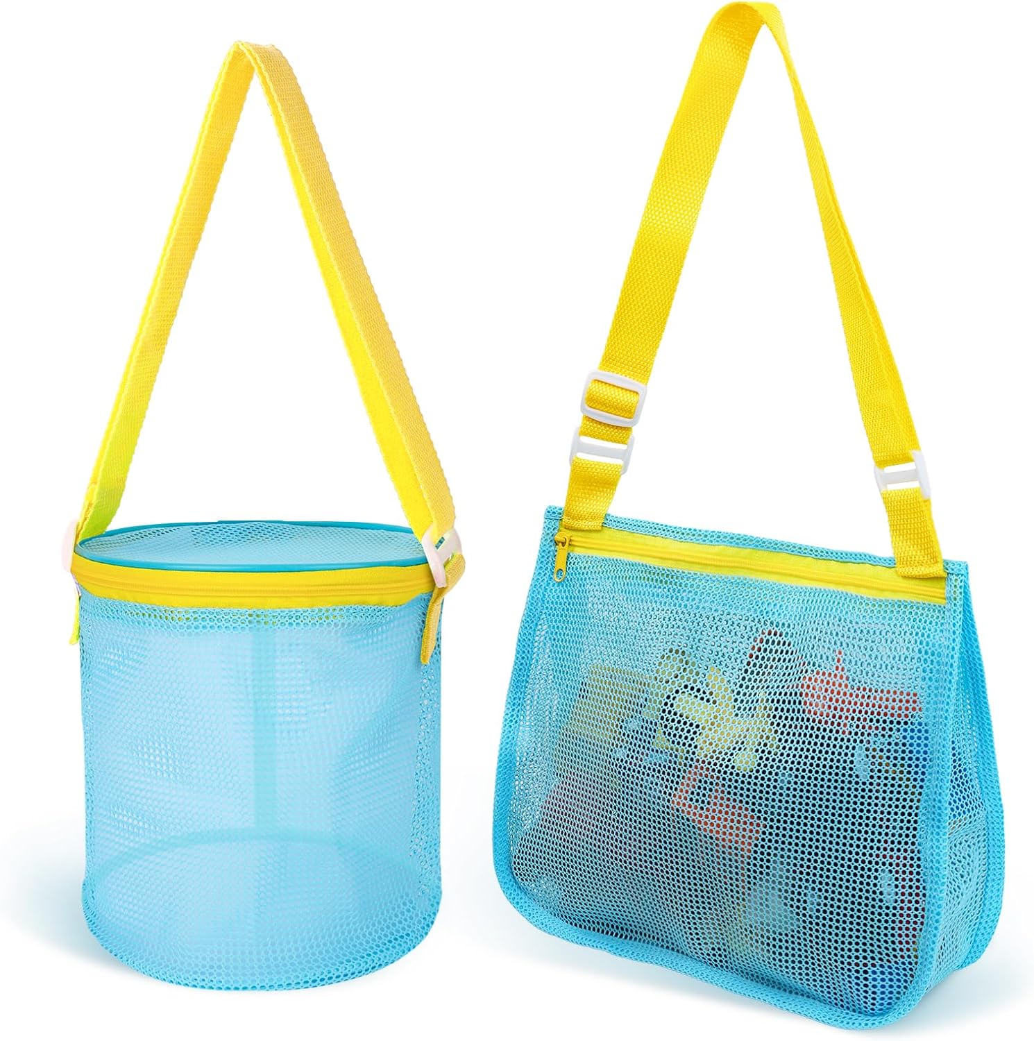 Amazon.com: AMOR PRESENT 2PCS Shell Bags, Sky Mesh Toy Bag Shell ...