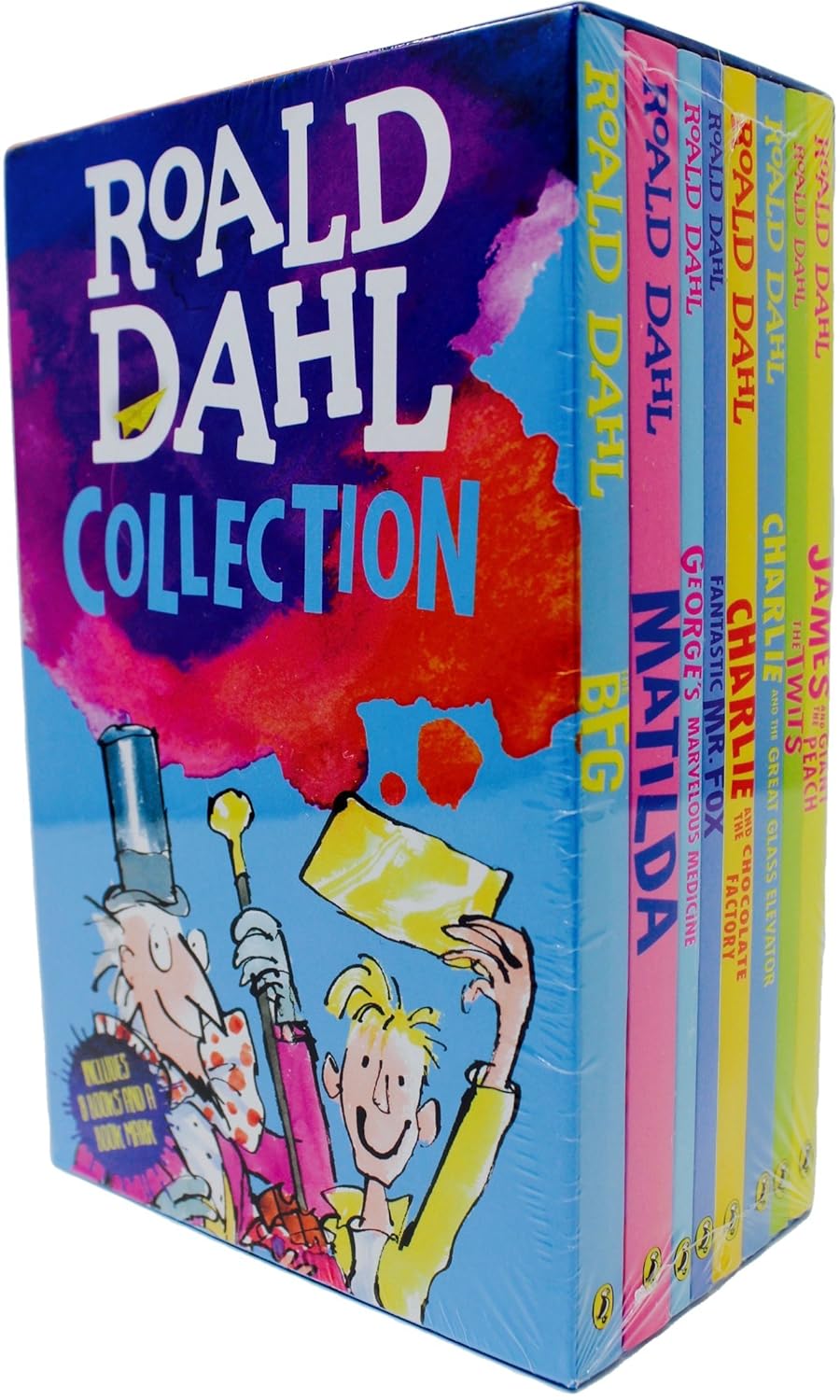 Roald Dahl Collection: 8 Book Box Set (includes Matilda, Charlie and ...