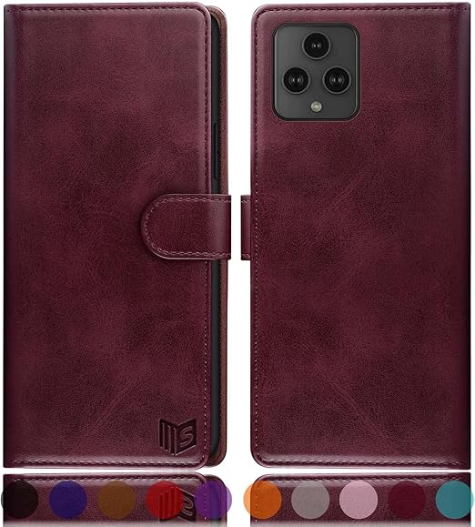 Amazon.com: SUANPOT for T-Mobile Revvl 6 5G Wallet case with RFID Blocking Credit Card Holder ...