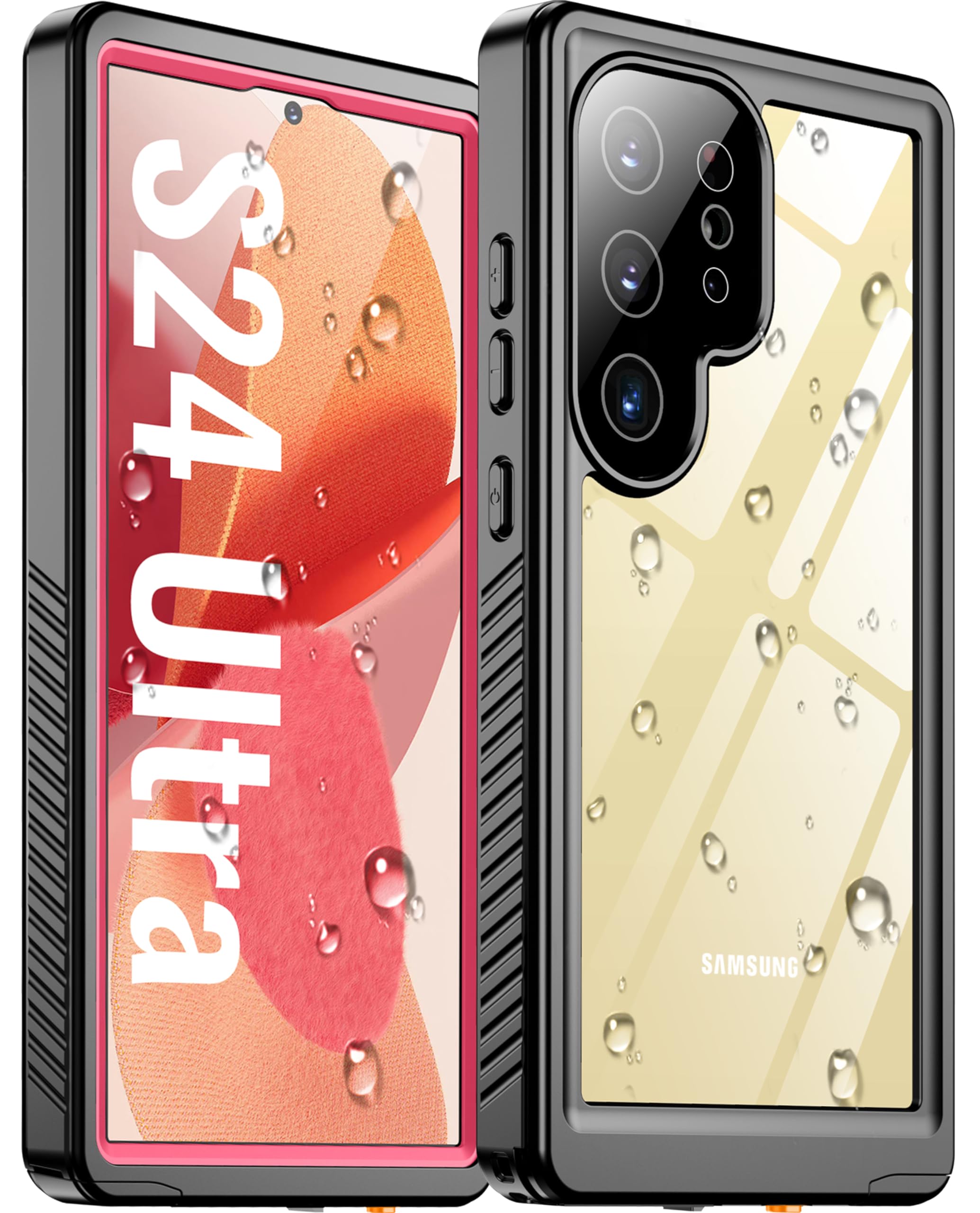 Oterkin for Samsung Galaxy S24 Ultra Case Waterproof,[IP68 Underwater] Samsung S24 Ultra Case ...