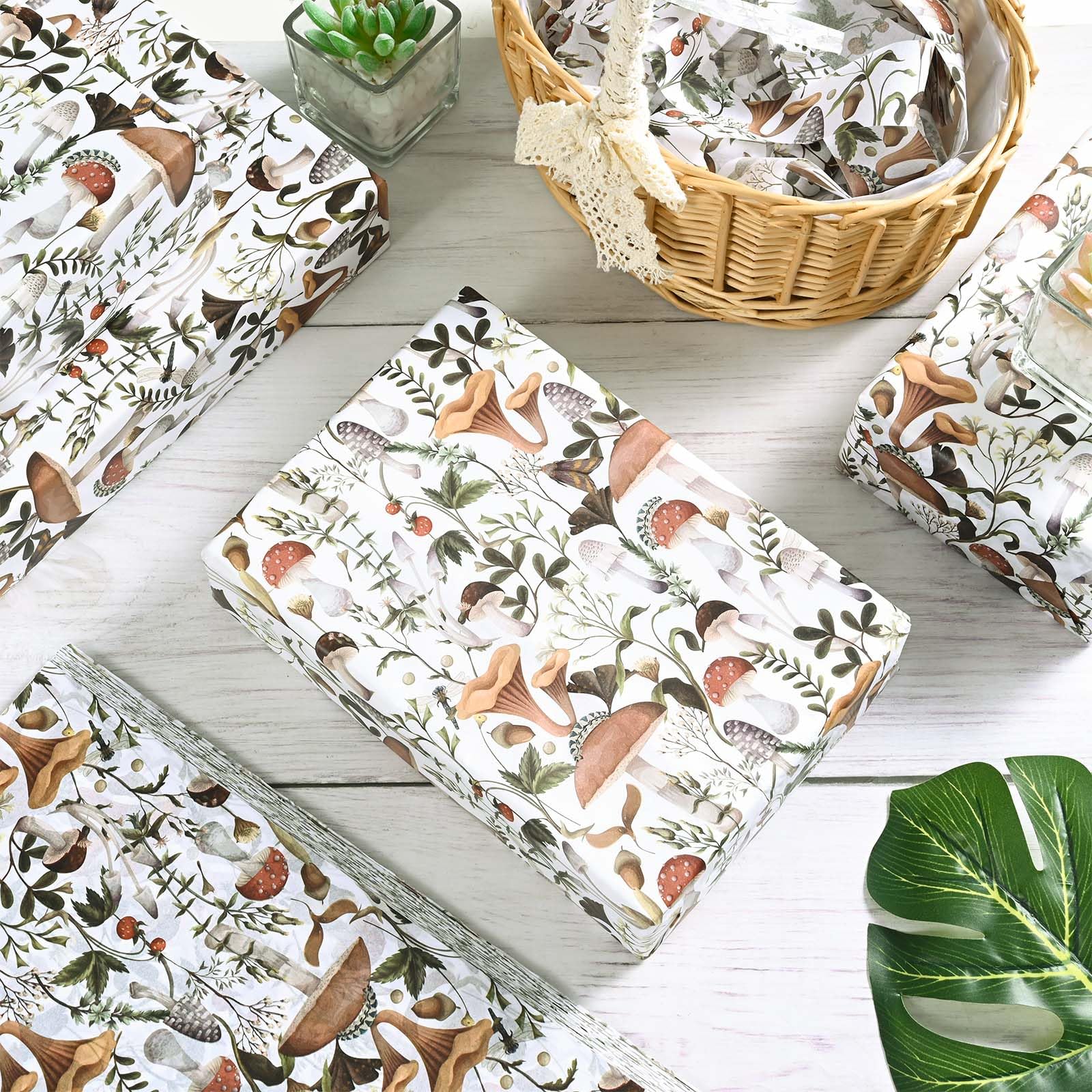 Tissue Paper Mushrooms Amazon.com: JarThenaAMCS 100 Sheets Mushroom