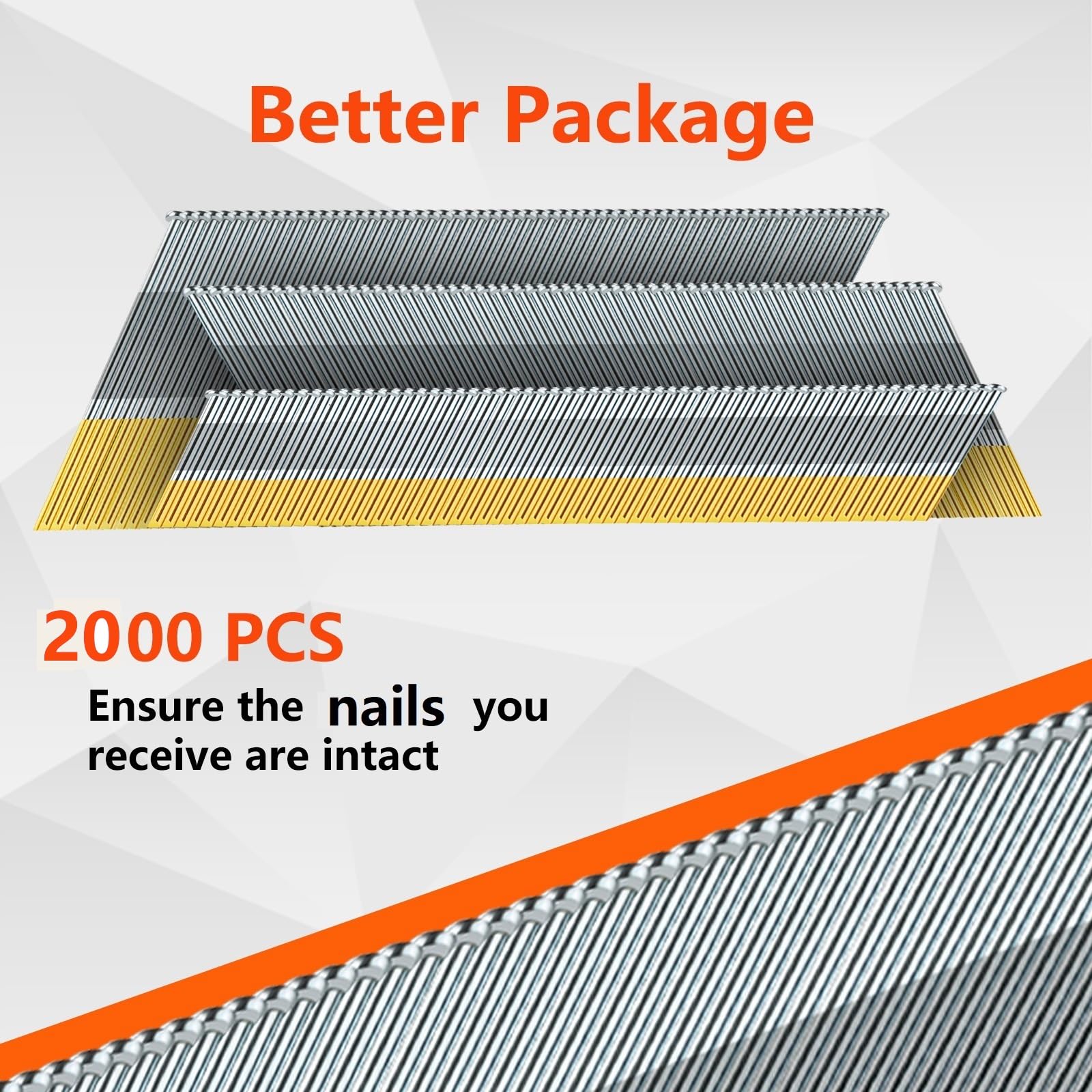 Snapklik.com : 15 Gauge DA Angled Finish Nails, 34-Degree, 1-1/4 Inch ...