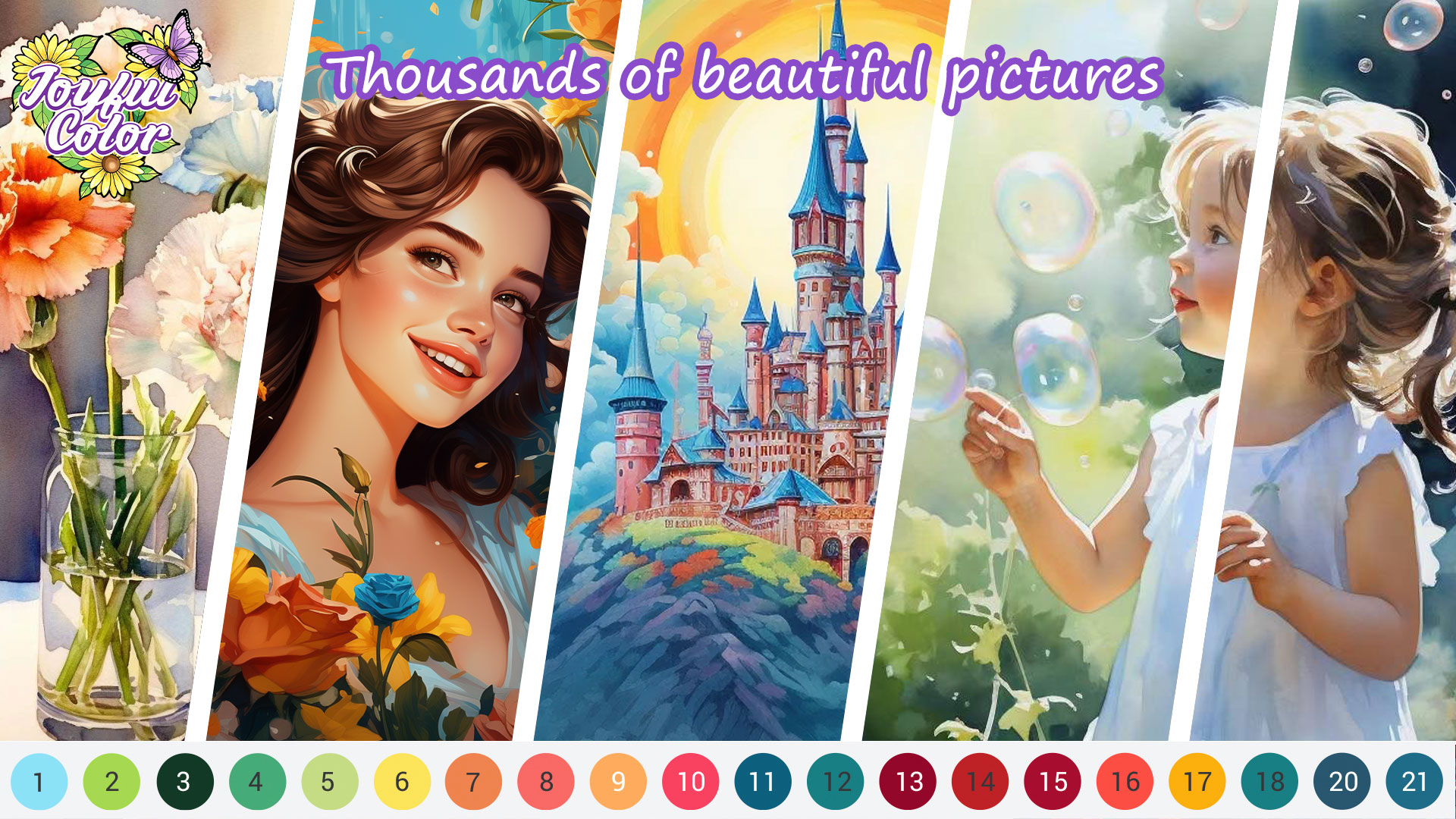 Joyful Color - Color By Number - App on Amazon Appstore