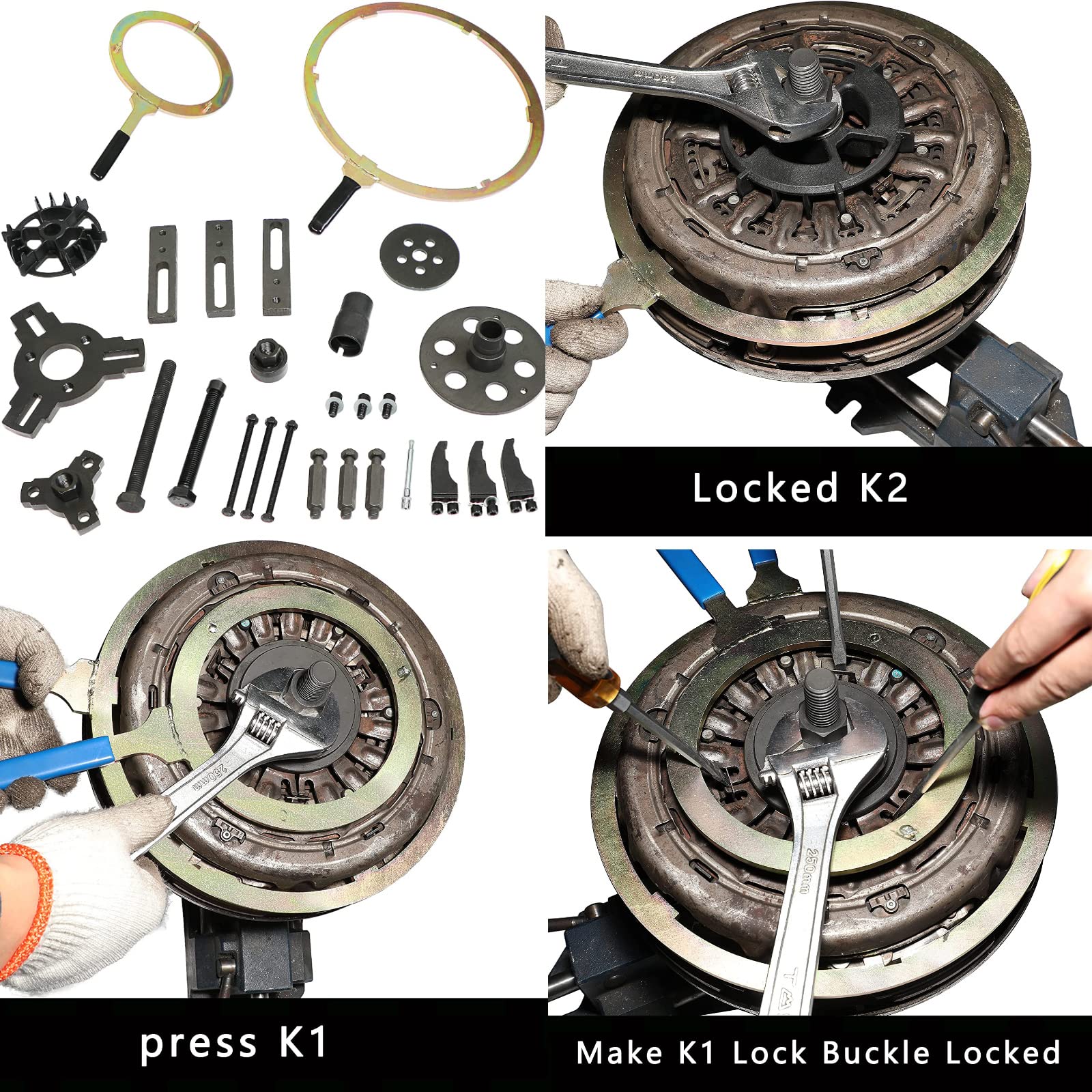UTMALL Dual Clutch Transmission Remover Installer Tool Kit Compatible ...