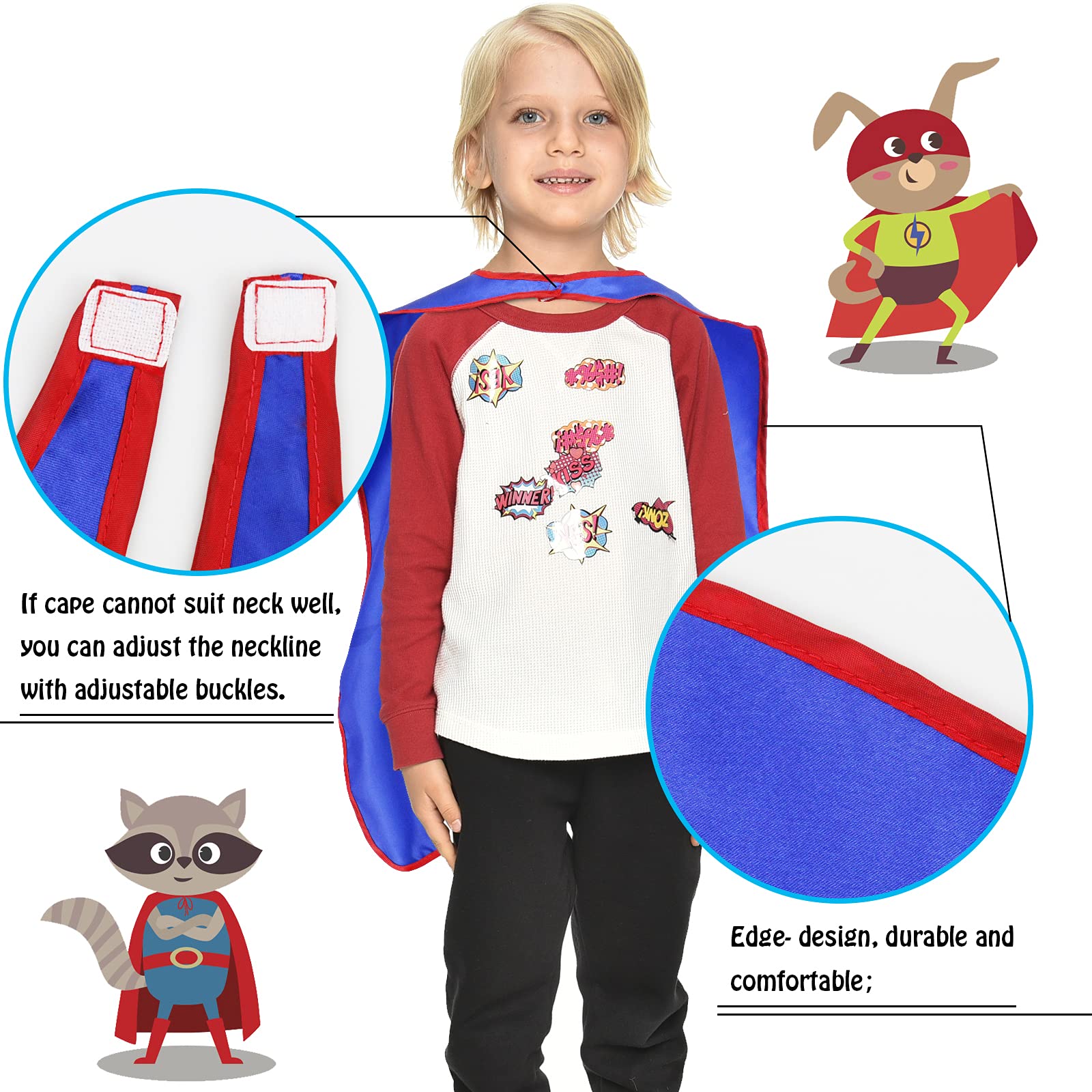 Snapklik.com : Superhero-Capes For Kids Super Hero Capes And Masks Bulk ...