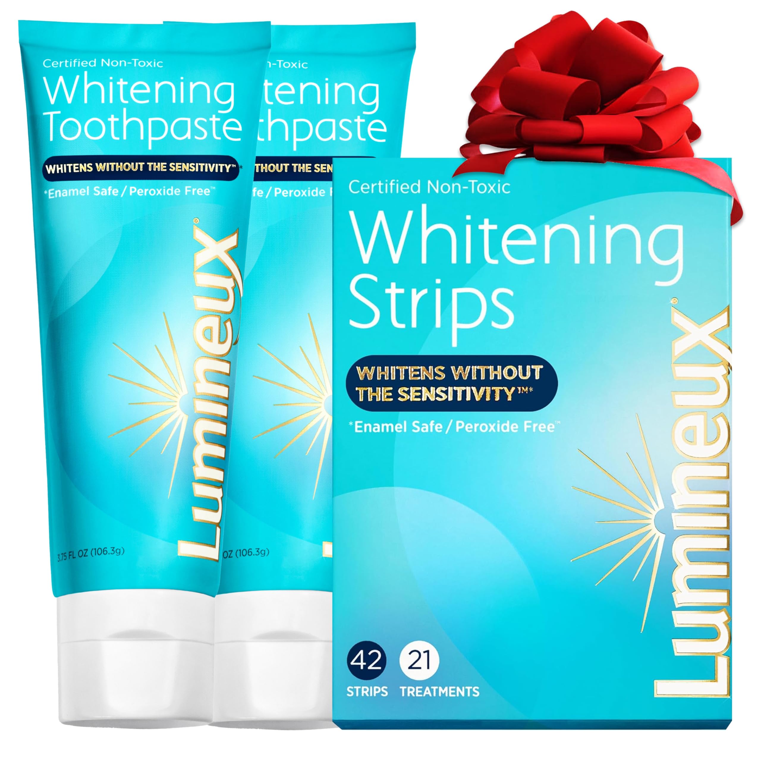 Amazon.com: Lumineux Whitening Duo Set – Peroxide Free - Enamel Safe ...
