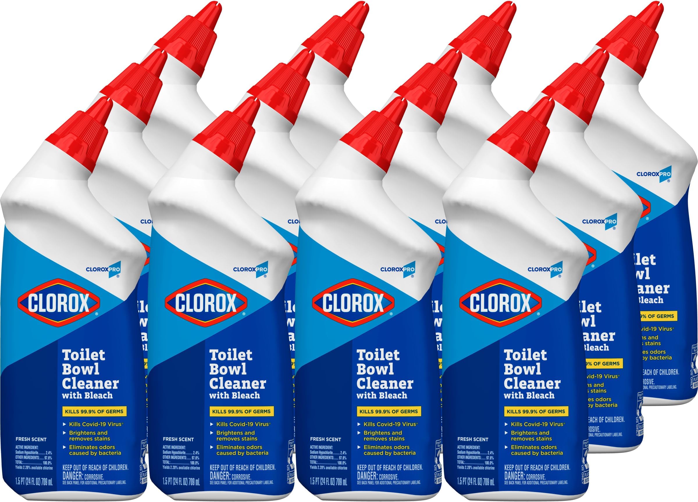 Amazon.com: CloroxPro Commercial Solutions, Clorox Manual Toilet Bowl ...