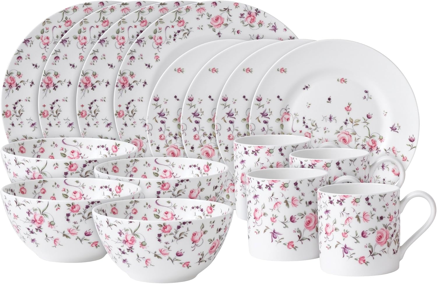 Amazon.com | Royal Albert New Country Roses Rose Confetti Modern Casual ...