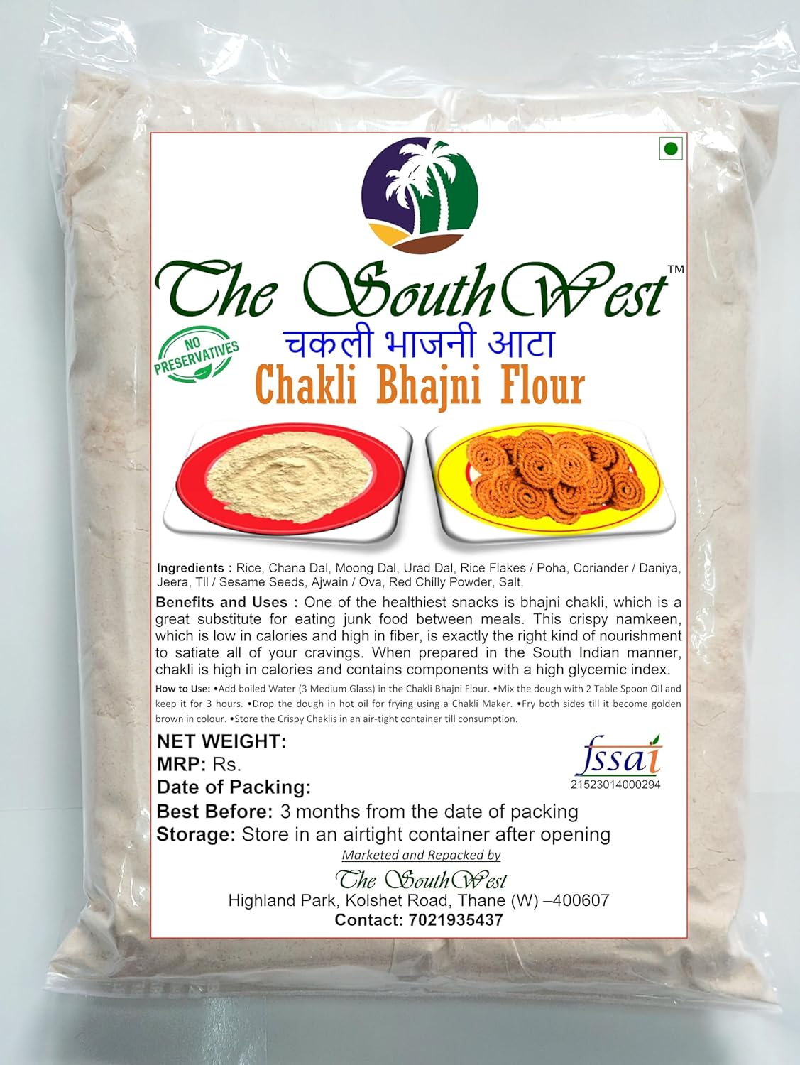 The SouthWest | Diwali | Deepavali | Special | Chakli Bhajni Flour ...