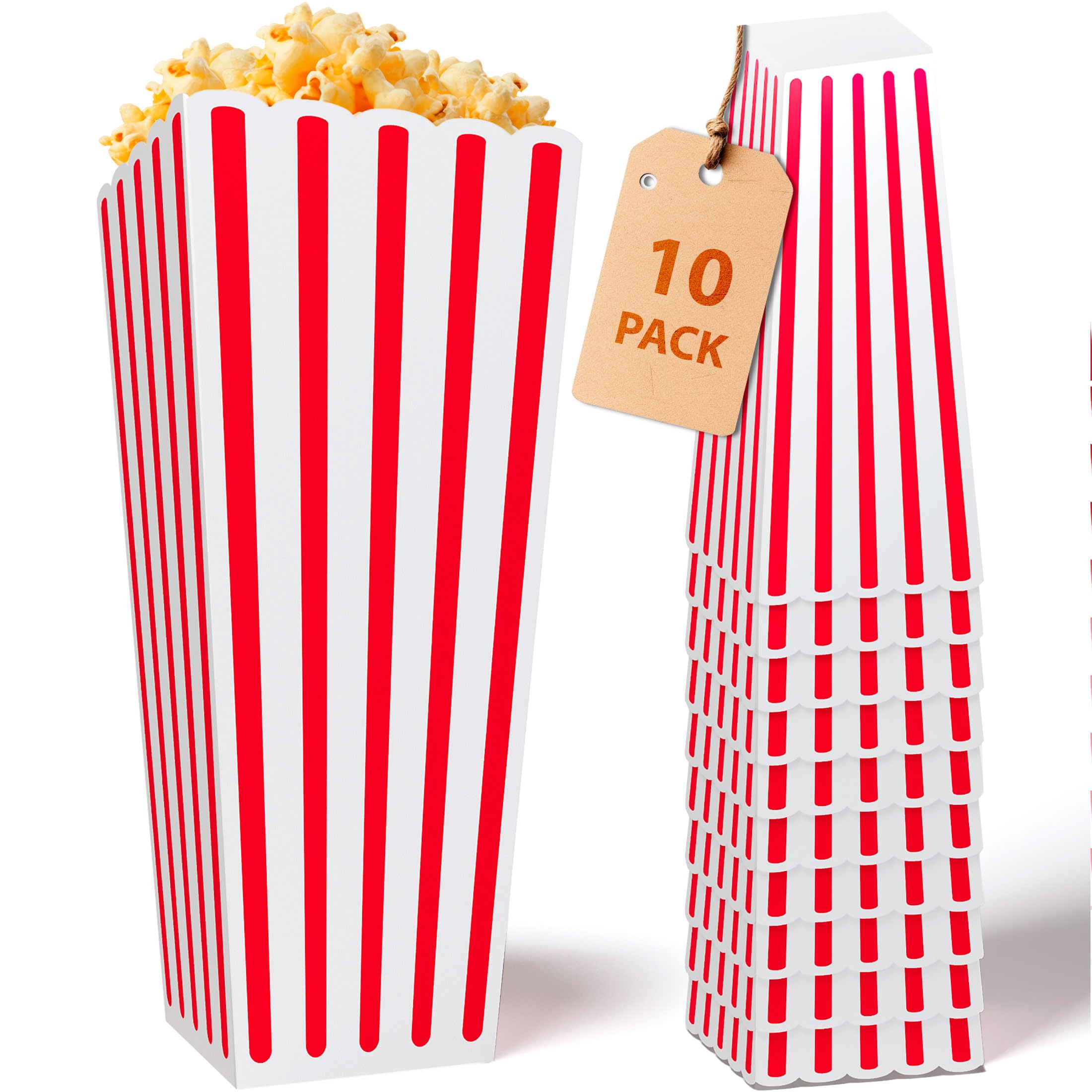 Amazon.com: Reusable Plastic Popcorn Containers: Popcorn Buckets ...