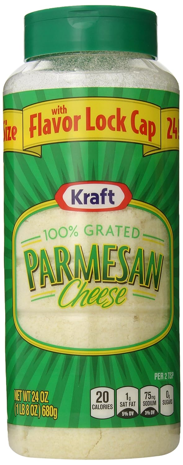 Amazon.com: Kraft Grated Parmesan, 24-Ounce Plastic Canister (Pack of 2 ...