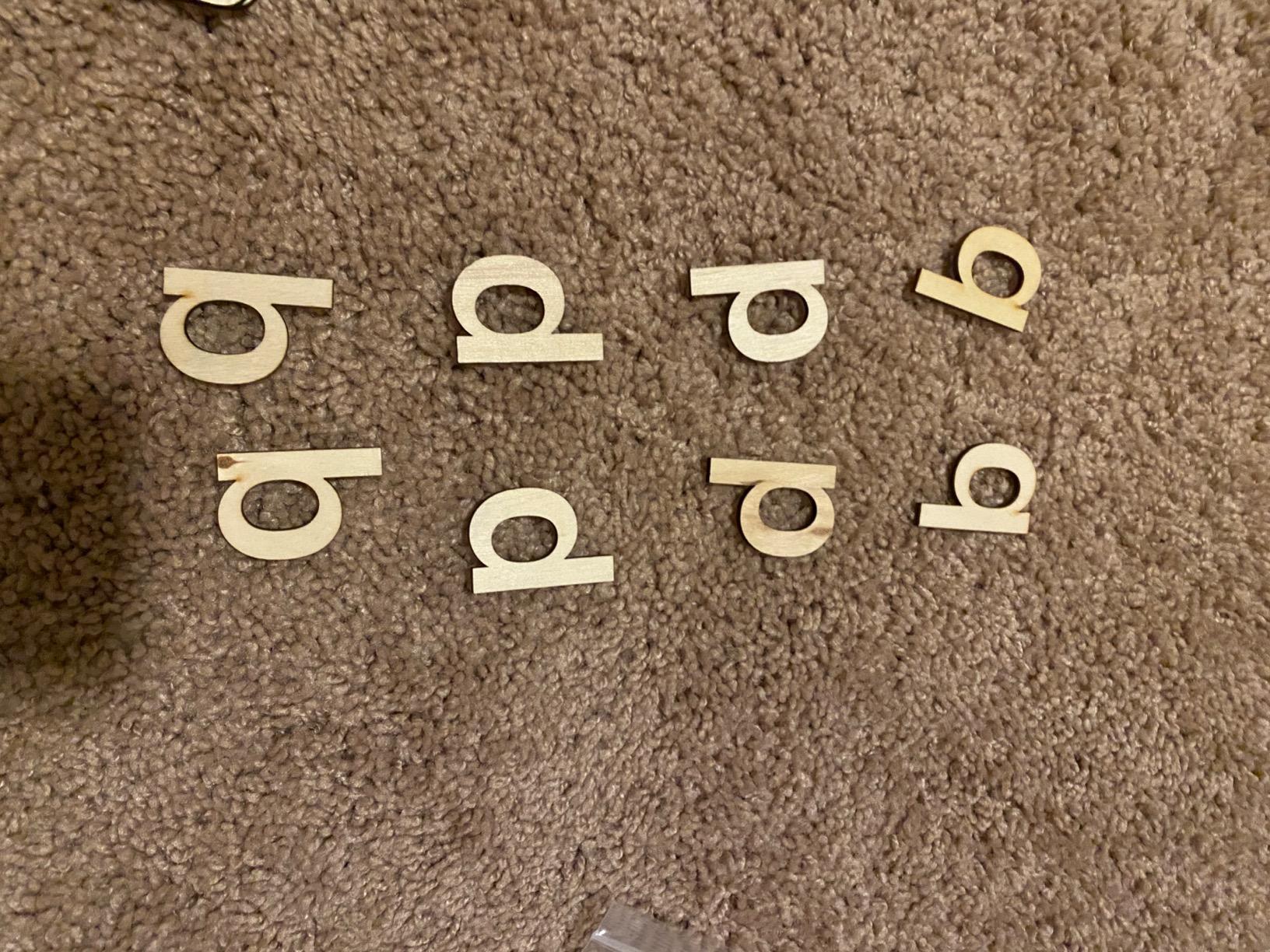 Amazon.com: SATINIOR 124 Pieces Totally Wooden Capital Letter Wood ...