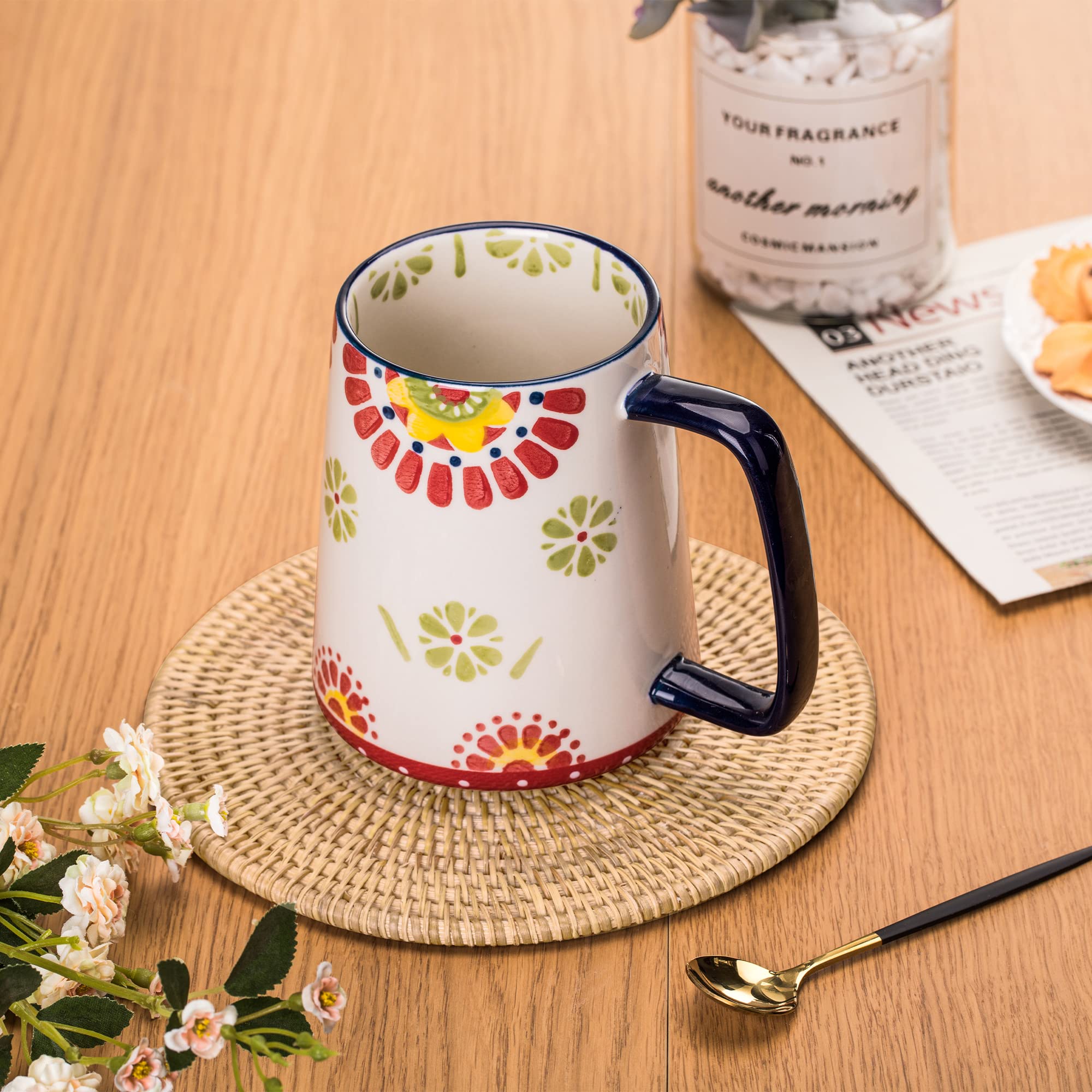 Snapklik.com : Tsreinh Extra Large Ceramic Coffee Mug,24 Oz,Oversized ...