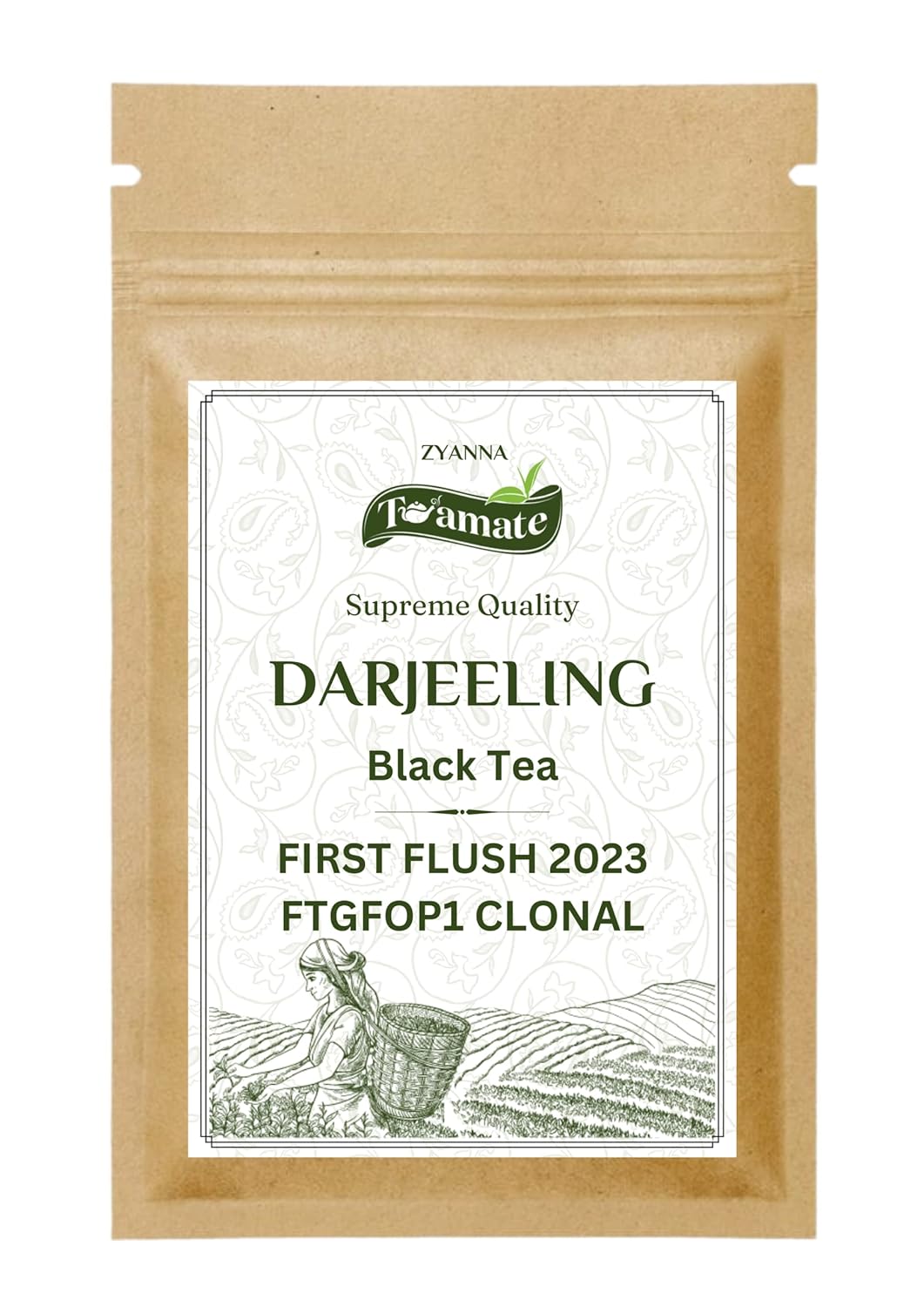 Darjeeling Tea First Flush 2023 First-Cut FTGFOP1 Clonal (100gm- 50cups) Limited Stock ...