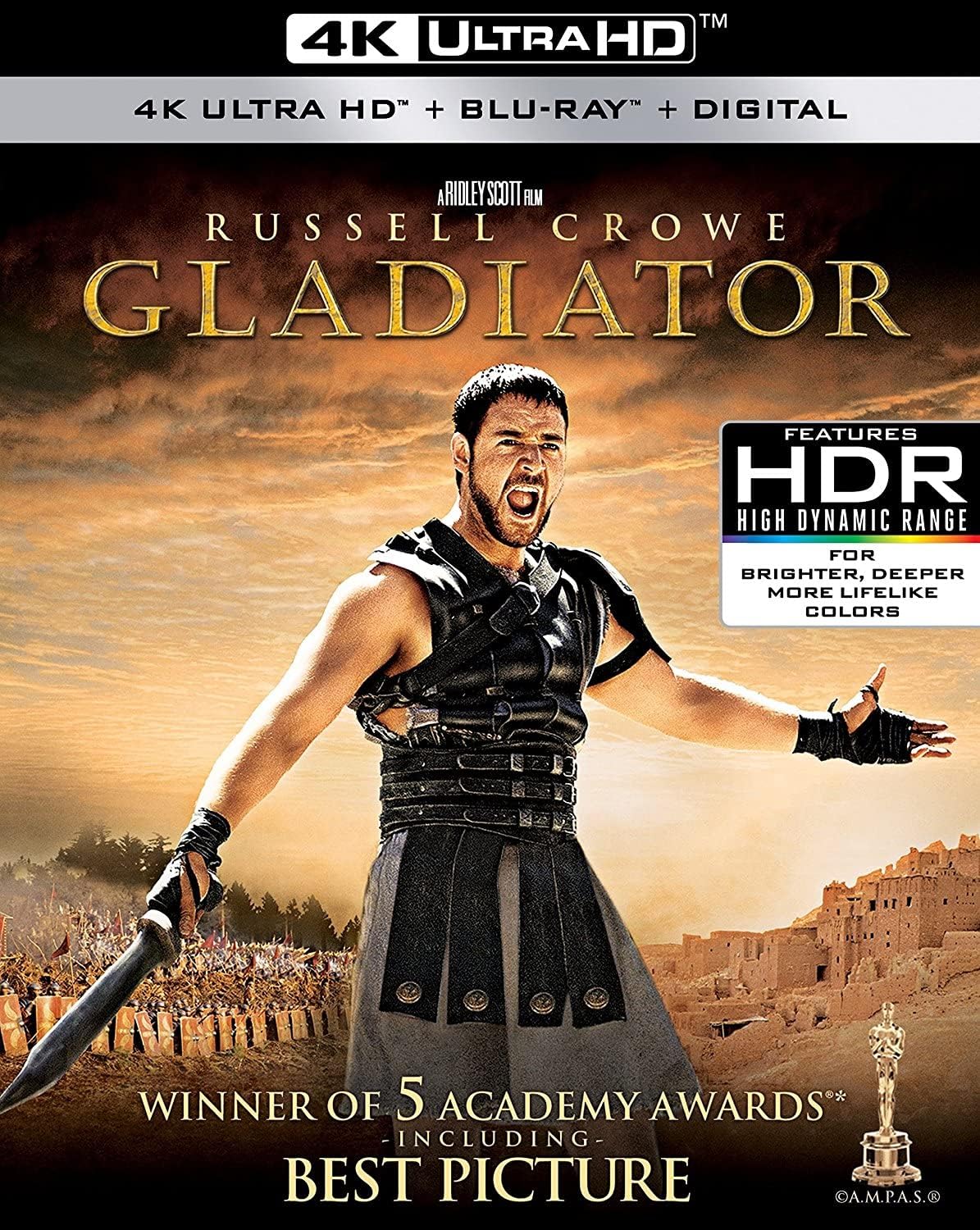 Gladiator (4K Uhd/Bd Combo/Digital) : Amazon.com.br: DVD e Blu-ray