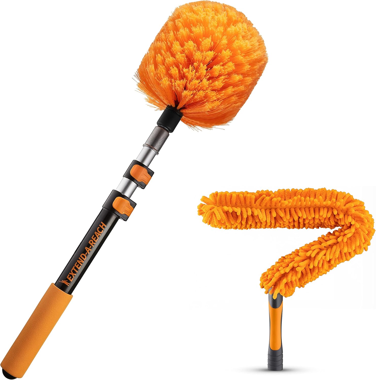 Amazon.com: 1.5-to-4 ft Cobweb Duster & Flexible Ceiling Fan Cleaner ...