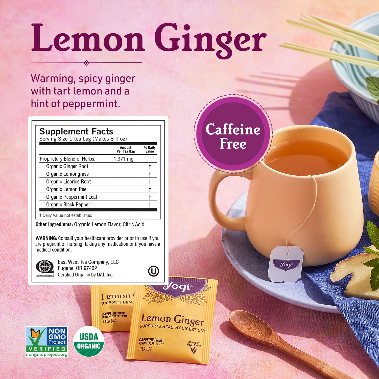 Snapklik.com : Yogi Tea Ginger Tea Variety Pack - 16 Tea Bags Per Pack