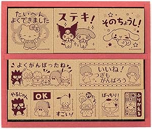 Amazon.com: Beverly Sanrio Stamp Sanrio Characters Wooden Reward Stamp SDH-131 : Office Products