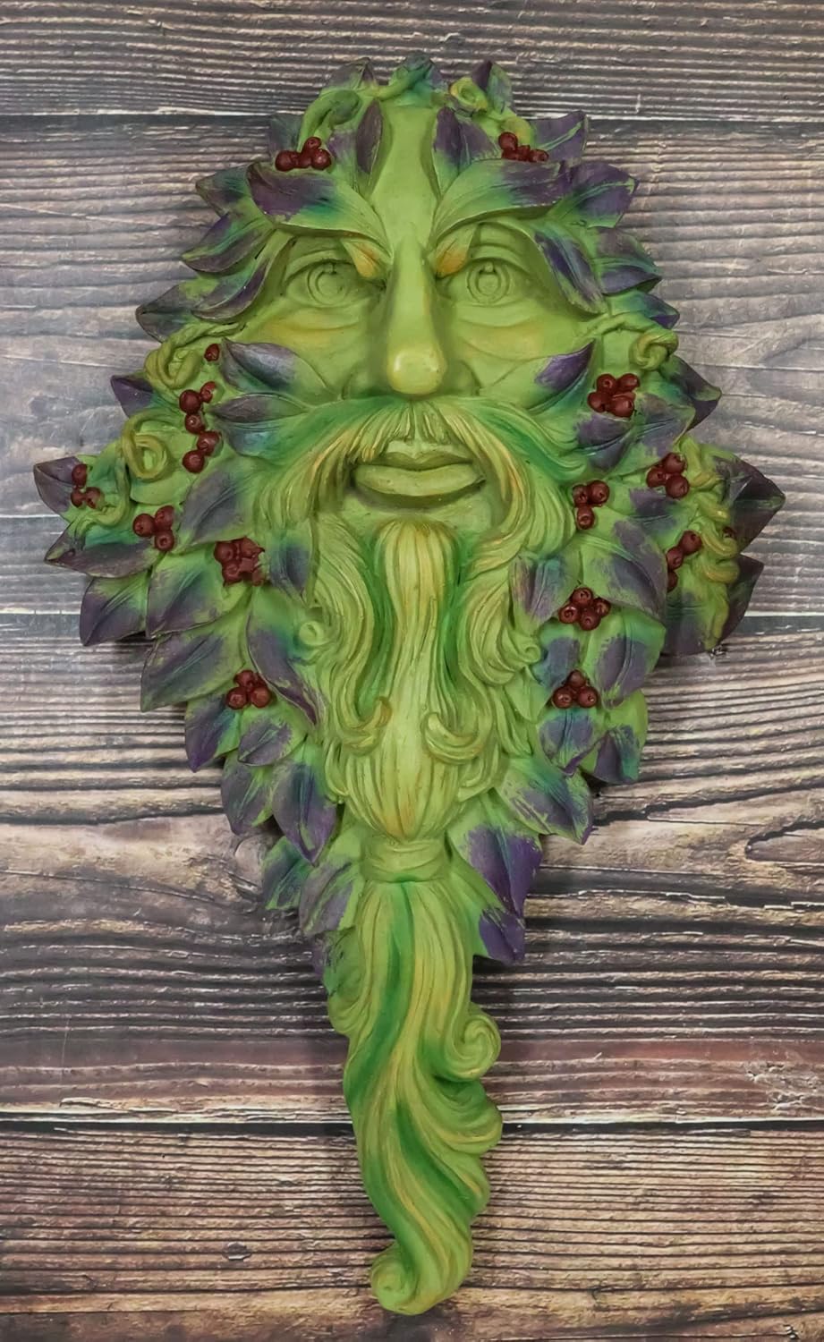Ebros Nature Spirit God Celtic Winter Solstice Greenman Hanging Wall ...