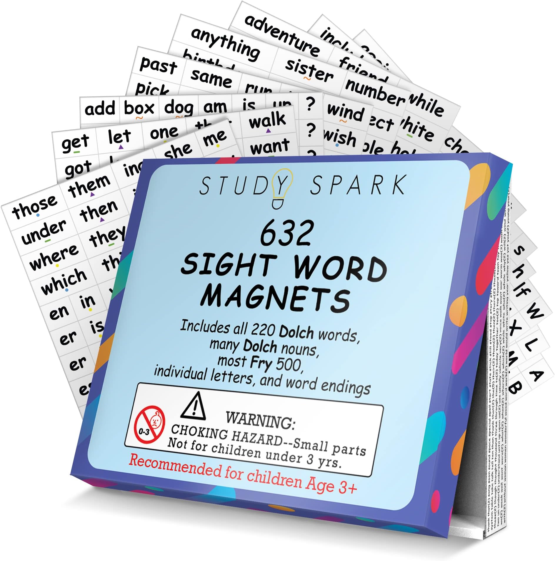Amazon.com: Sight Word Magnets - 632 Magnets Including All 220 Dolch ...