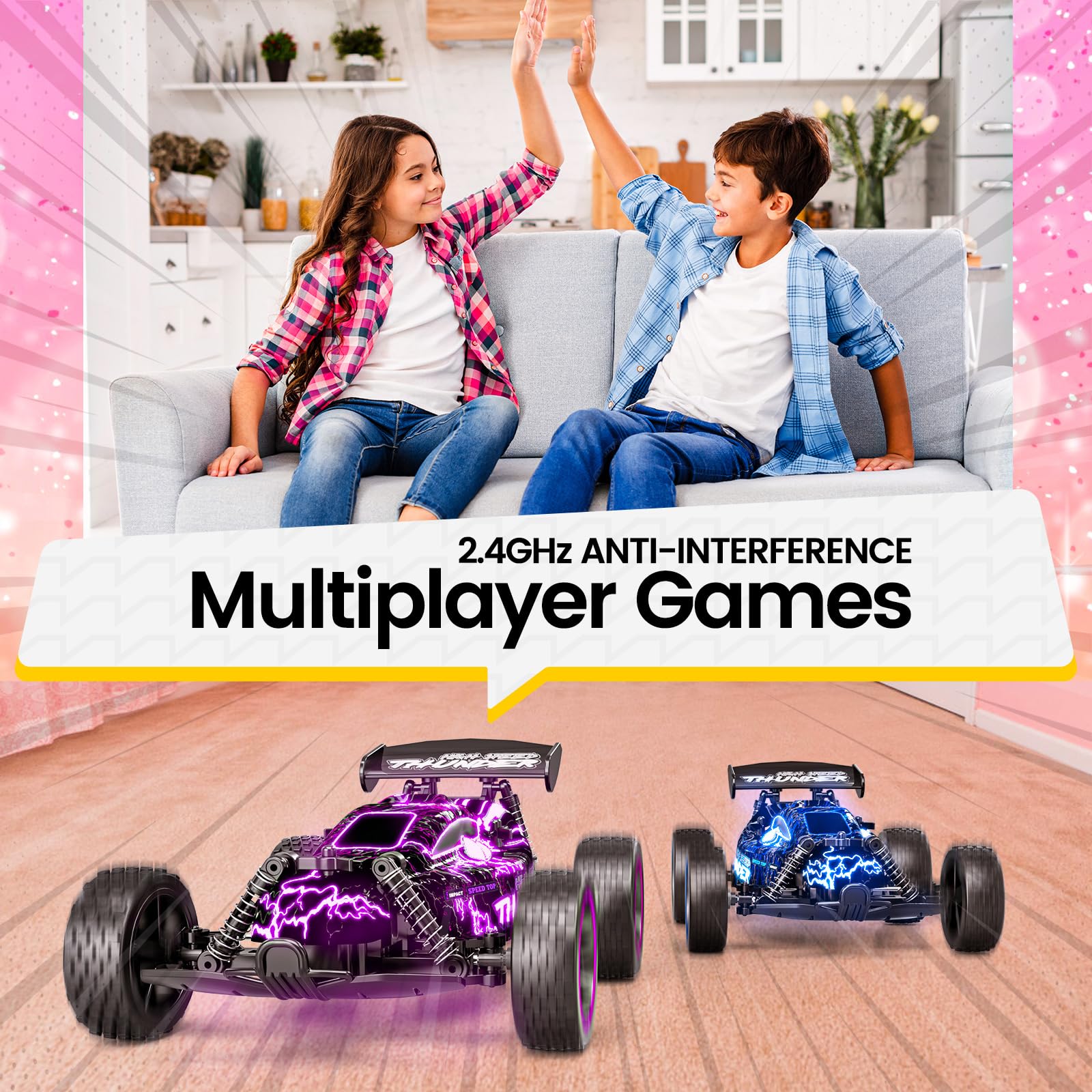 Snapklik.com : Tecnock RC Cars Remote Control Car For Boys And Girls, 1 ...