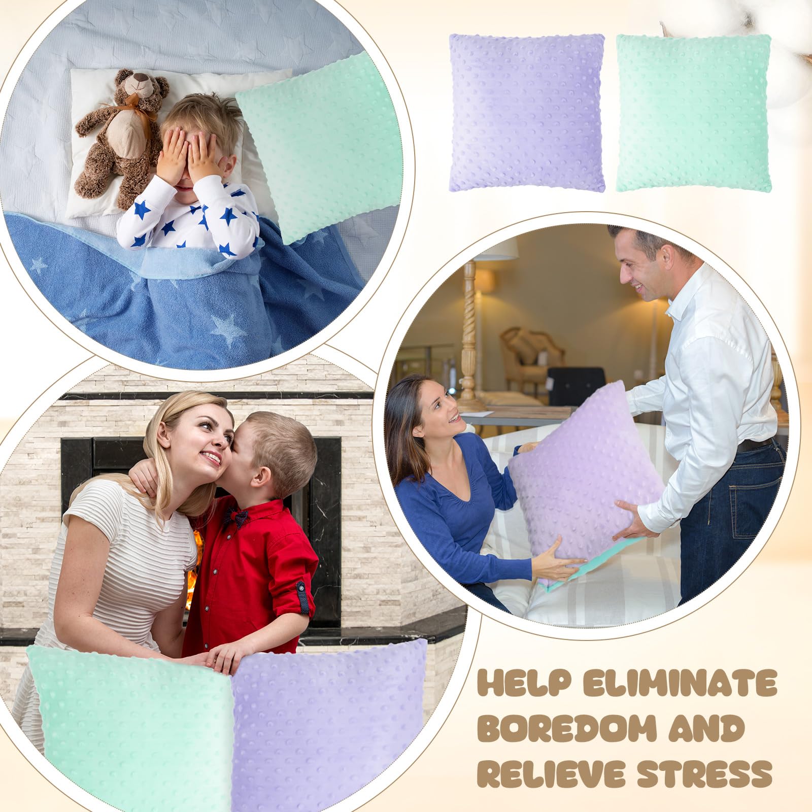 Snapklik.com : Kigley 2 Pcs Vibrating Pillow Pressure Activated Sensory ...
