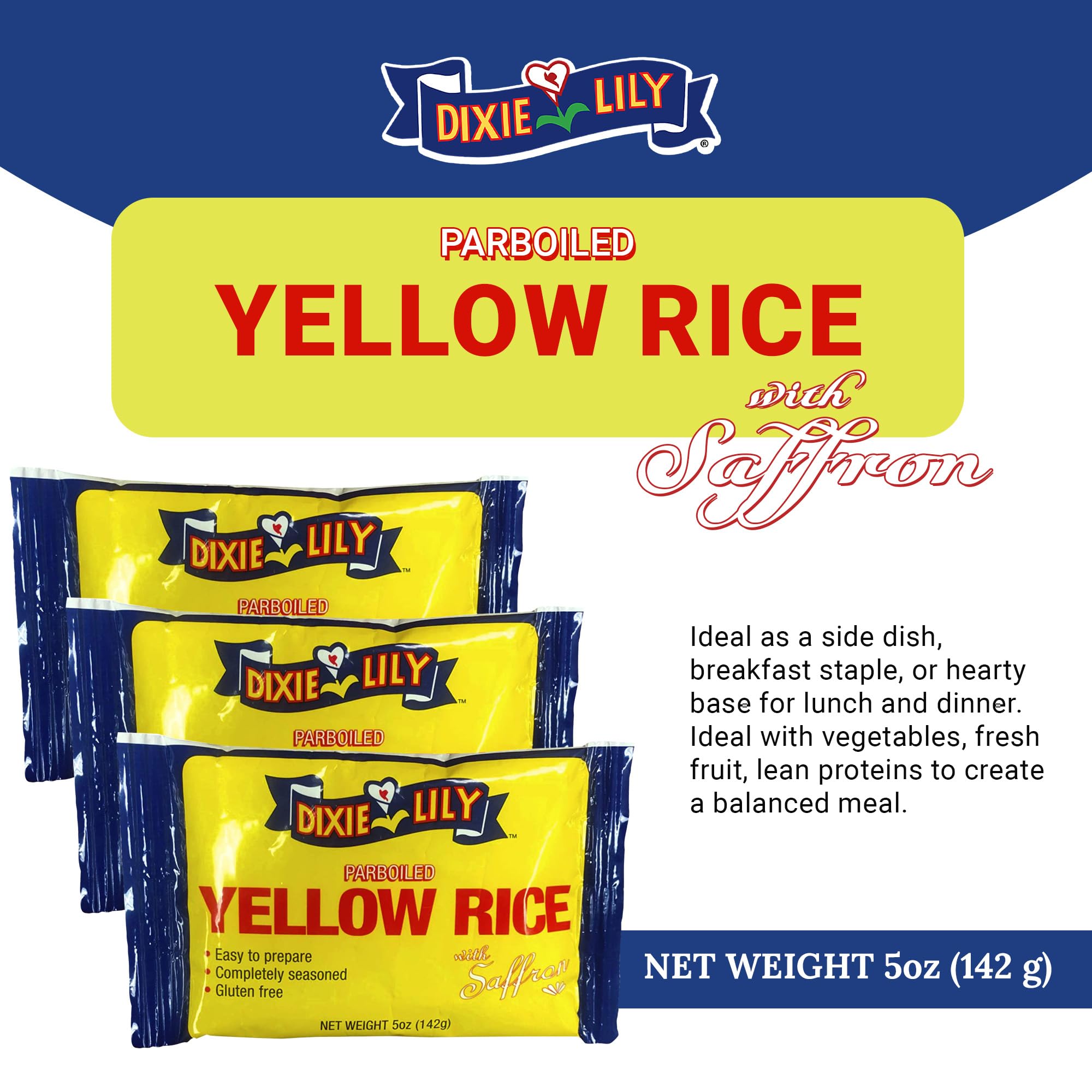 Snapklik.com : Dixie Lily - Yellow Rice - Long Grain Parboiled
