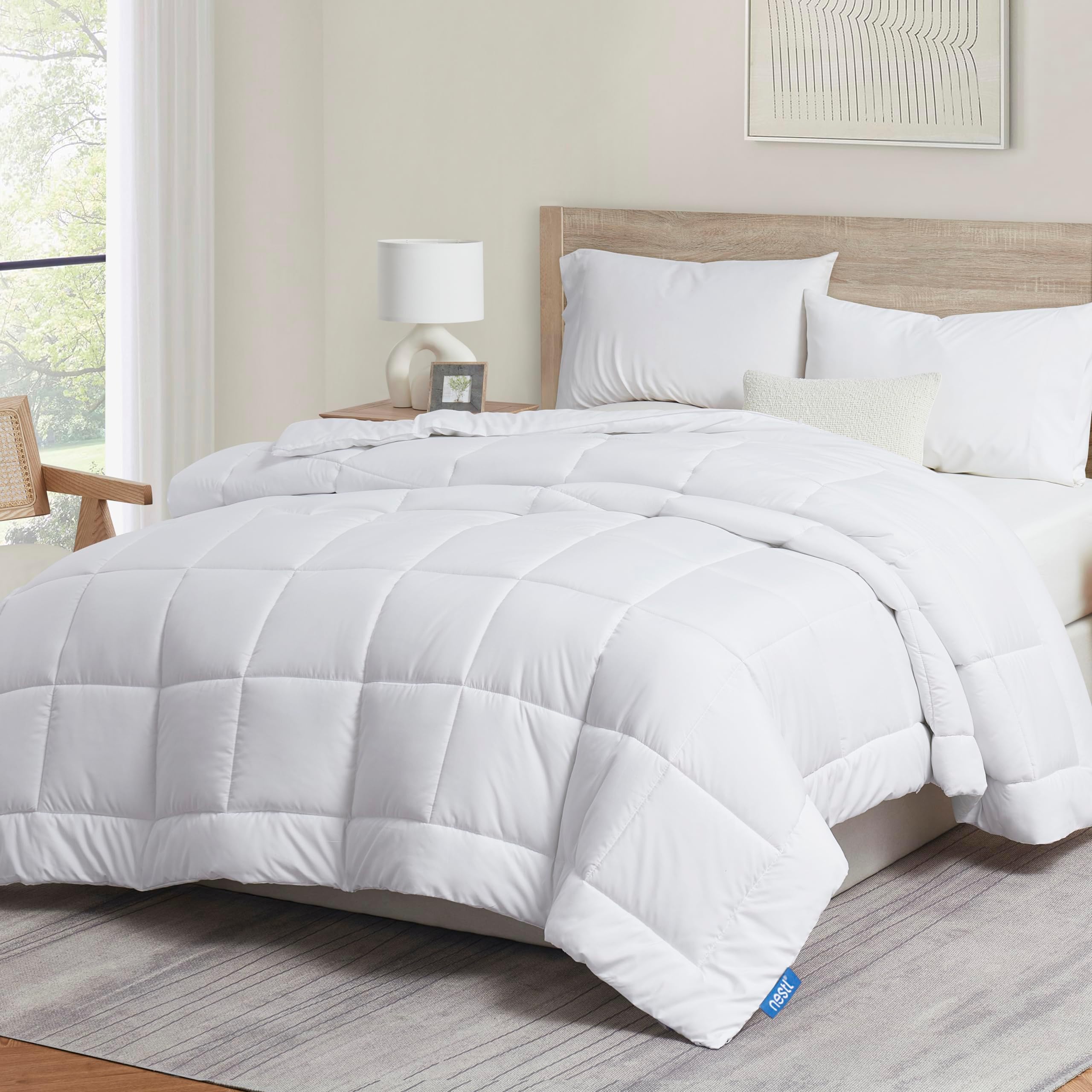 Amazon.com: Down Alternative Comforter – Corner Loops in Each Corner ...