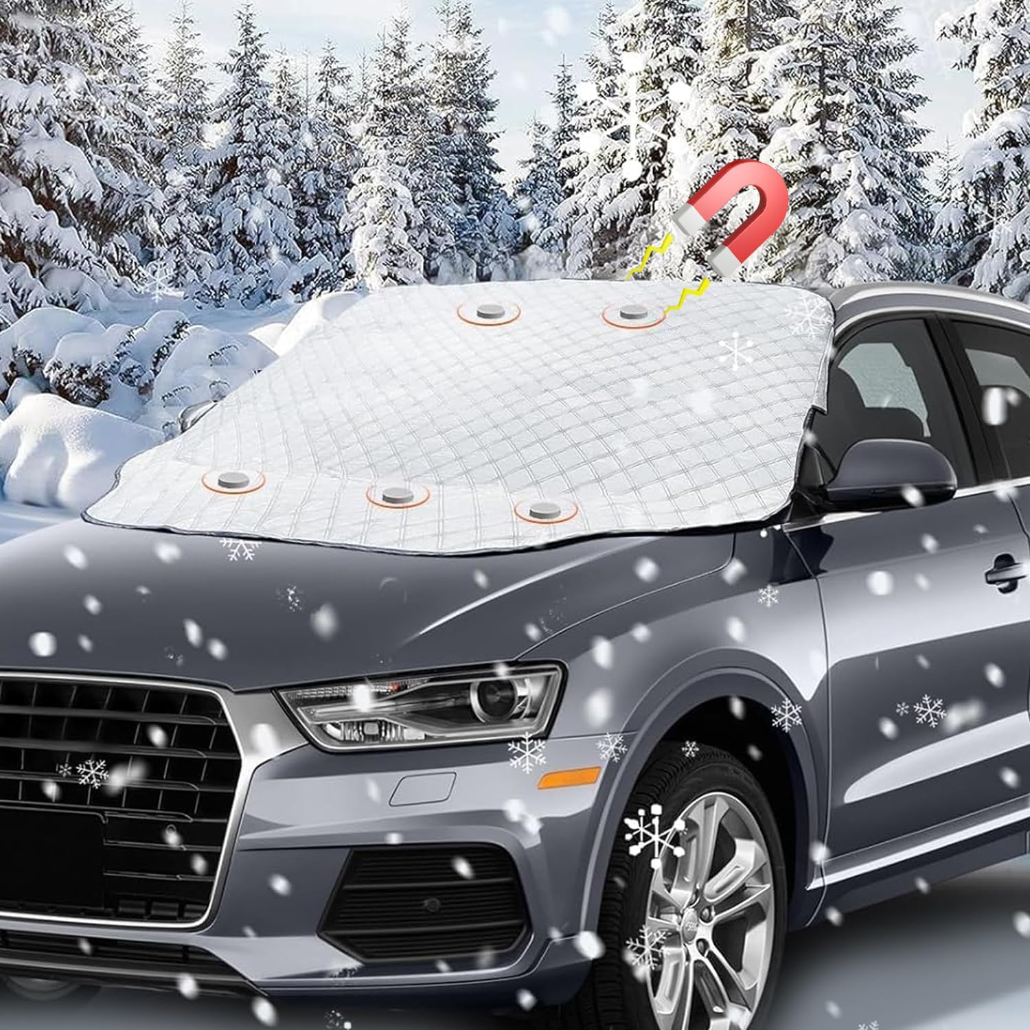 Car Windscreen Cover, Car Windshield Cover for Ice and Snow, Thicken ...