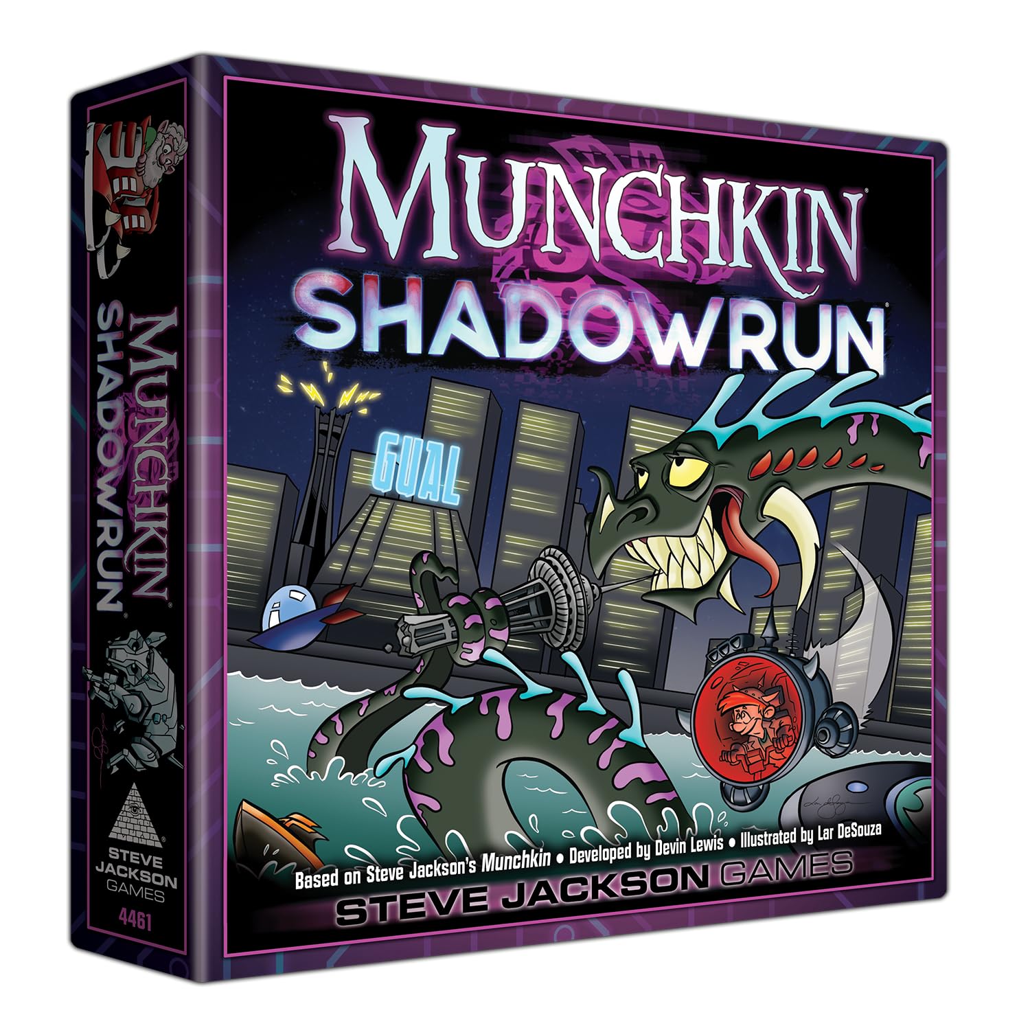 Amazon.com: Steve Jackson Games Munchkin Shadowrun – Cyberpunk Fantasy ...