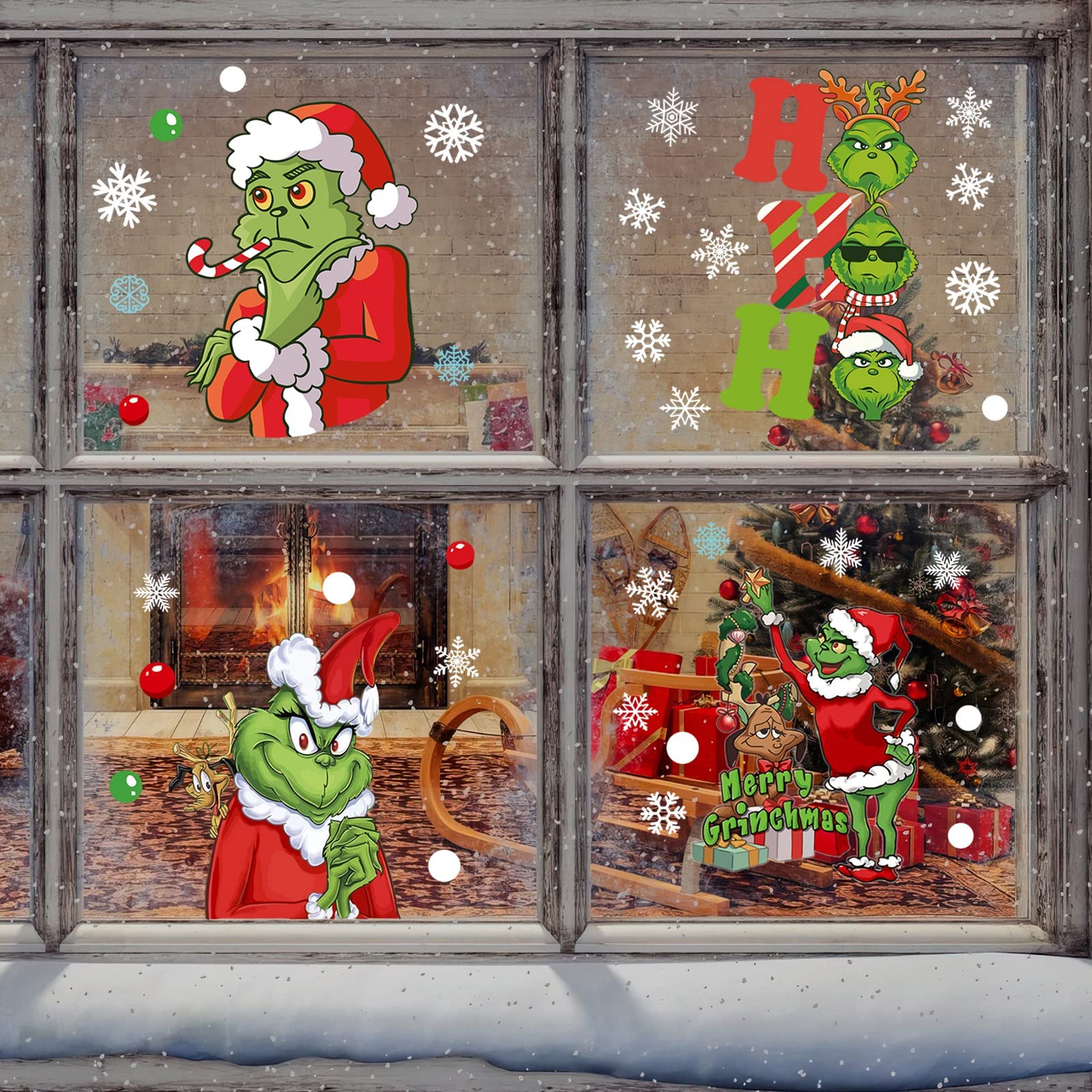 The Grinch Easy Christmas Window Painting Christmas Window Art