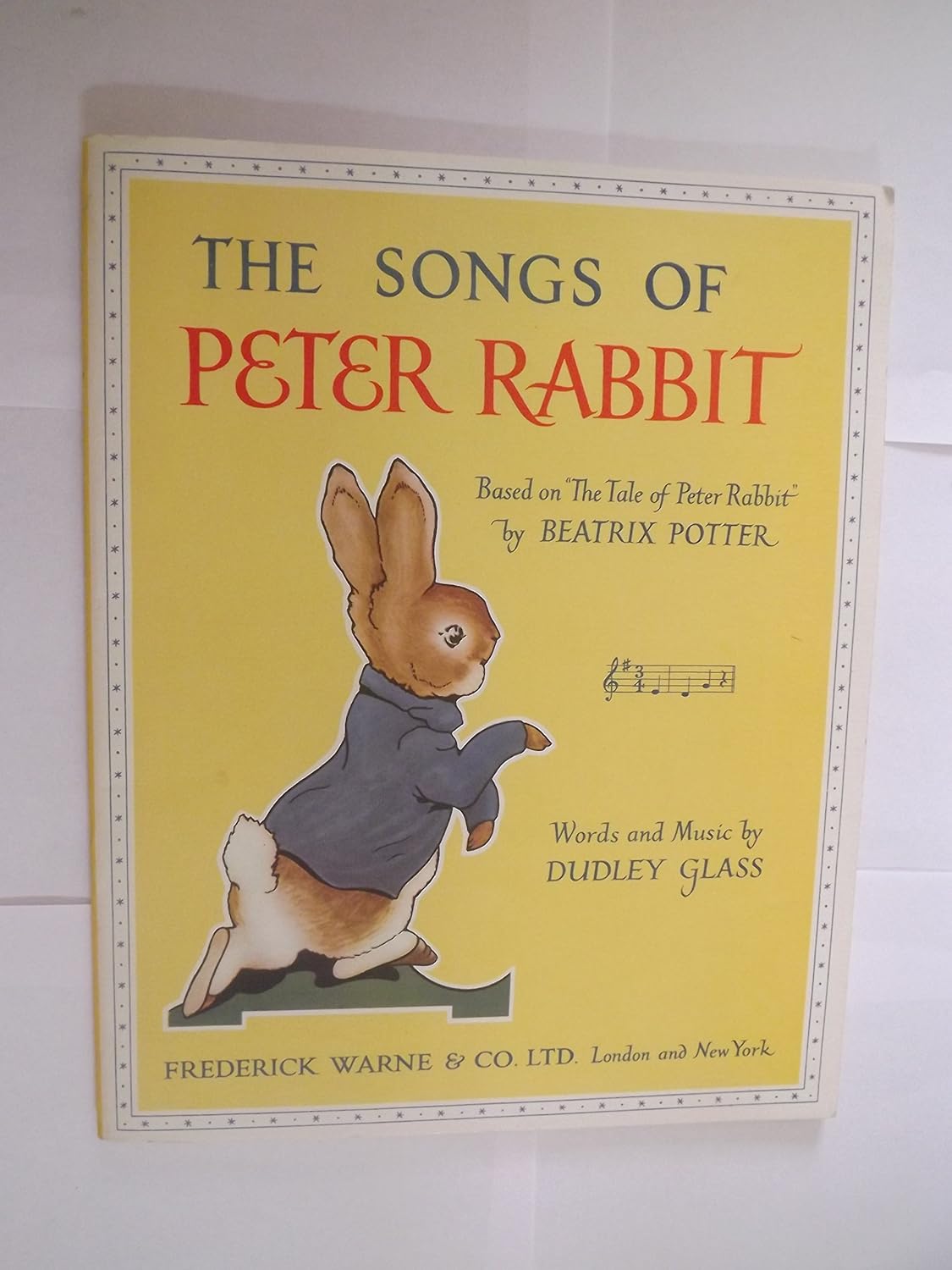 The Songs of Peter Rabbit: Based on "The Tale of Peter Rabbit" by ...