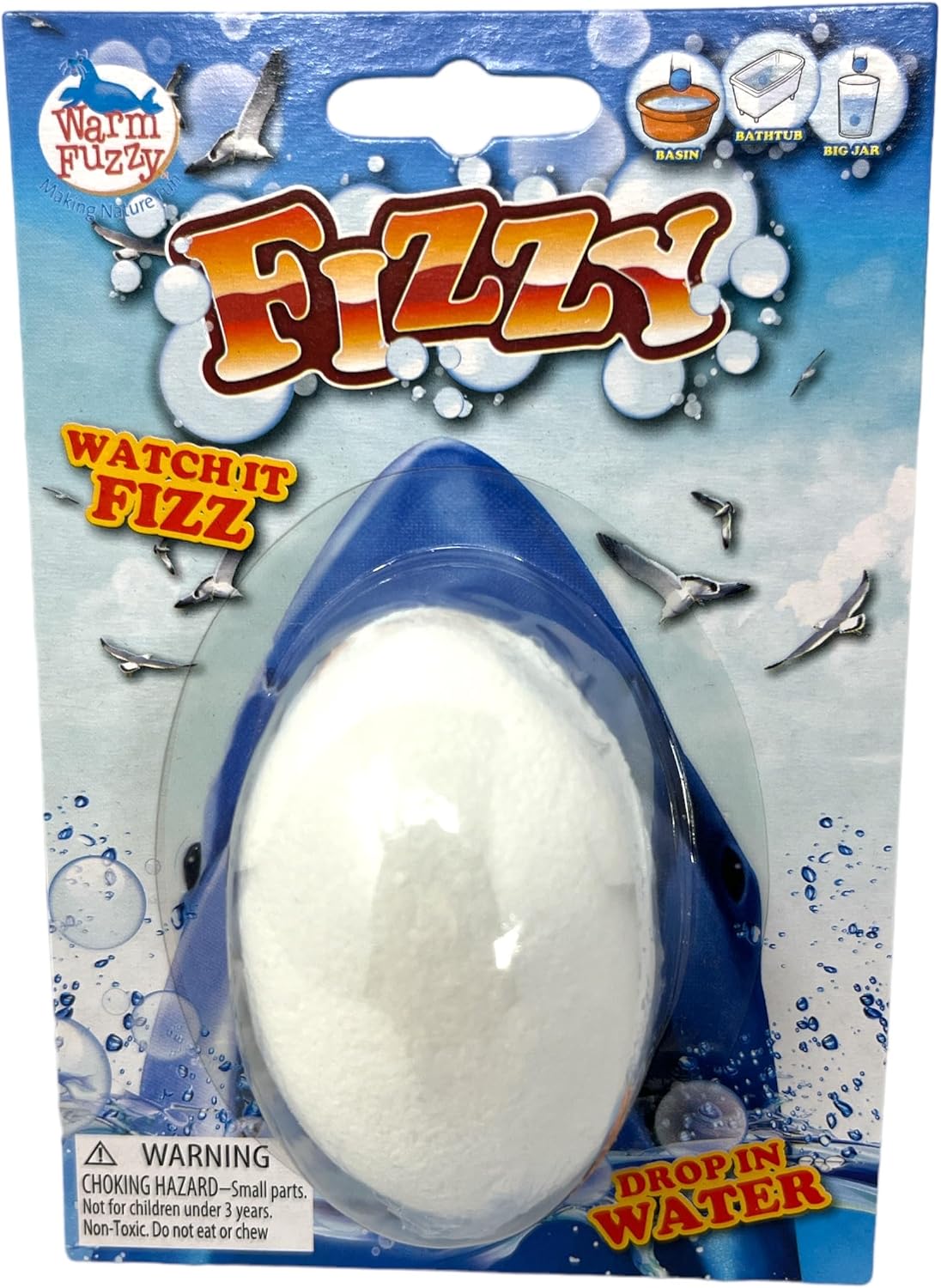Amazon.com: WARM FUZZY Fizzy Eggs (Sea) : Toys & Games
