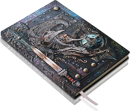 Soldier Notebook Gift for Men - Friendship Present 3D Embossed Handmade ...