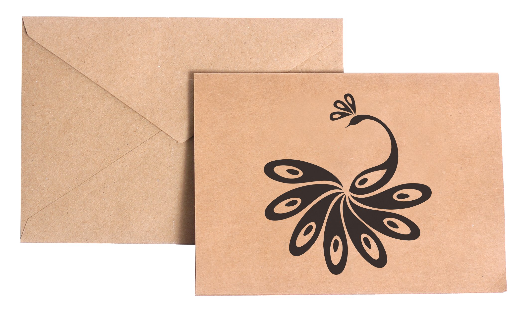 Amazon.com : Peacock Stationery Note Card Set : Health & Household