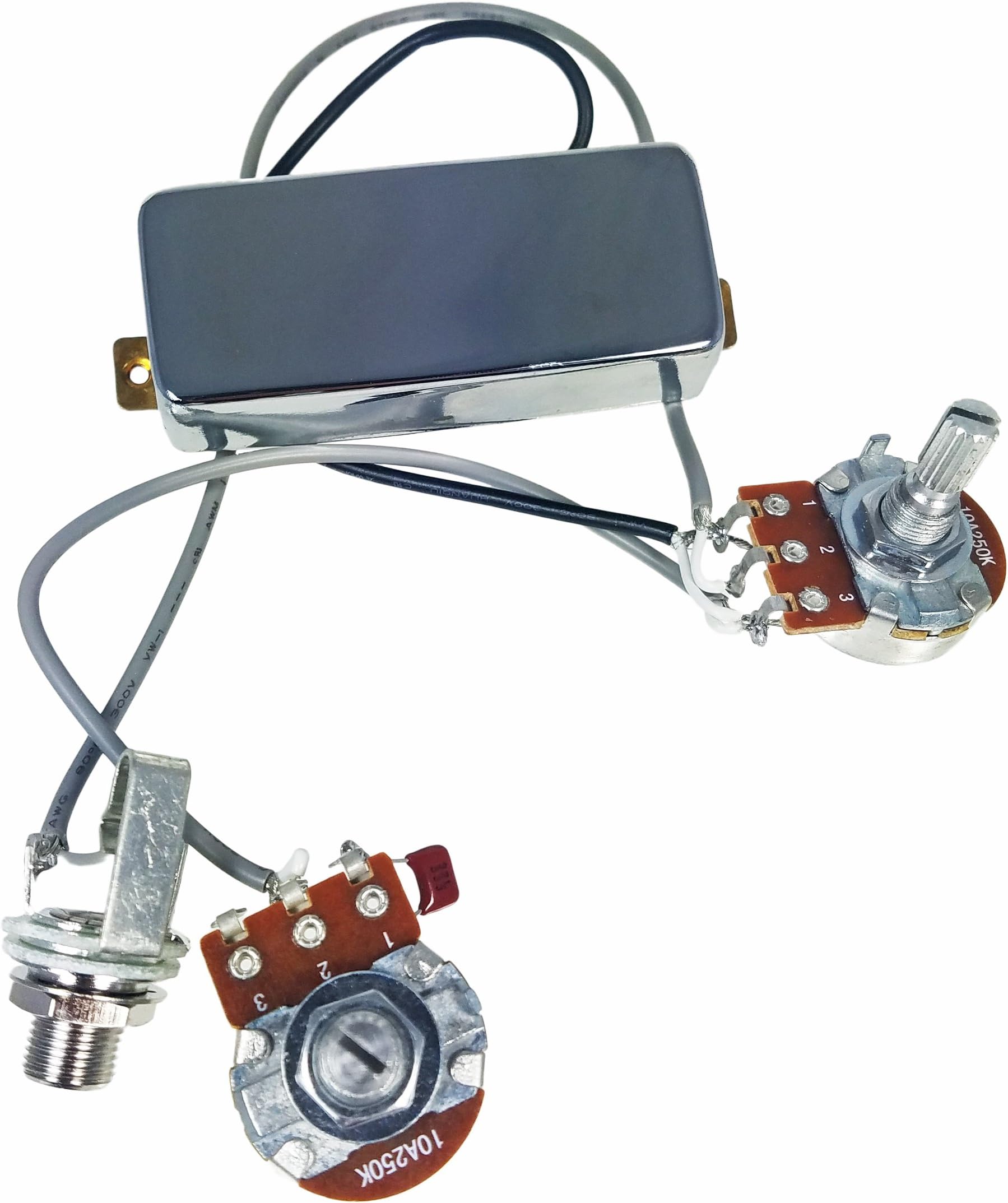 Amazon.com: Alnicov Dual Coil Closed Humbucker,Pre-Wired Pickup Harness ...